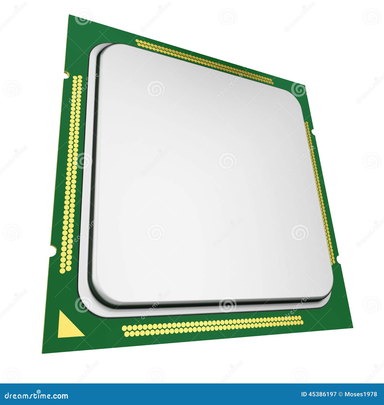CPU on white stock image. Image of render, details, closeup - 45386197