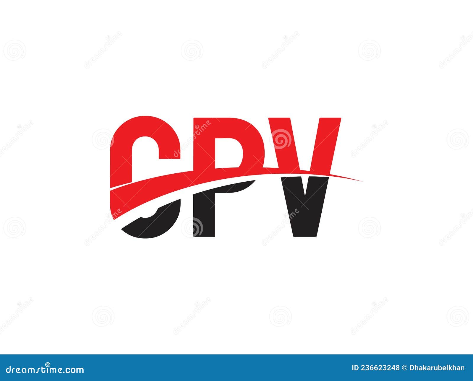 CPV Letter Initial Logo Design Vector Illustration Stock Vector ...