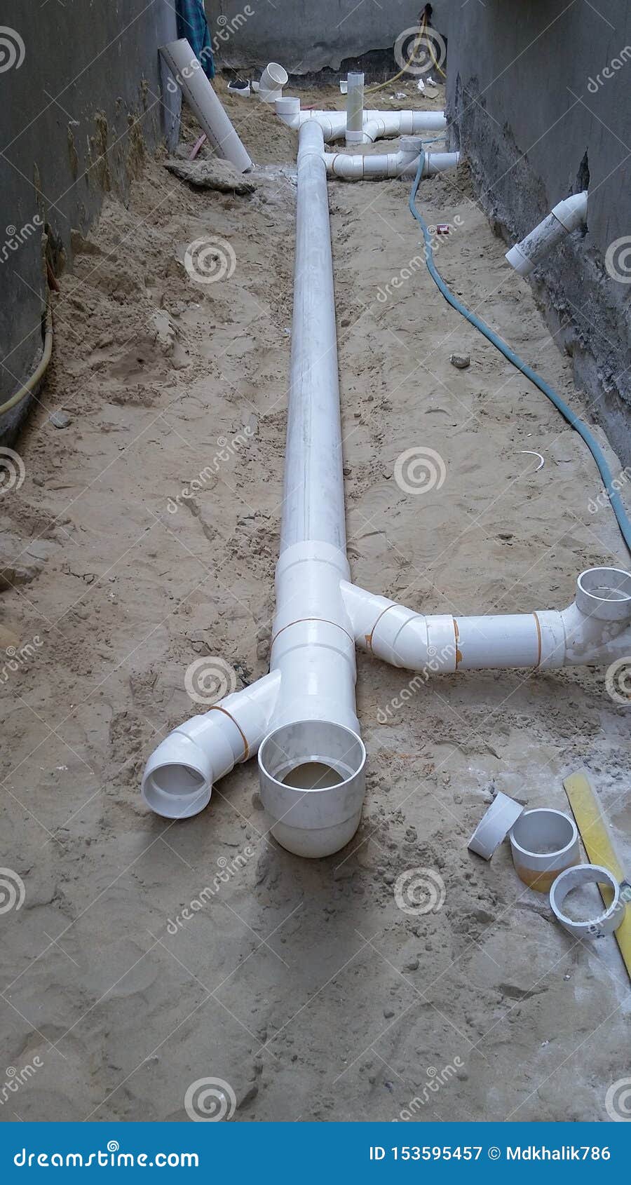 Cpvc pipe work stock image. Image of nice, selcon, gypsy - 153595457