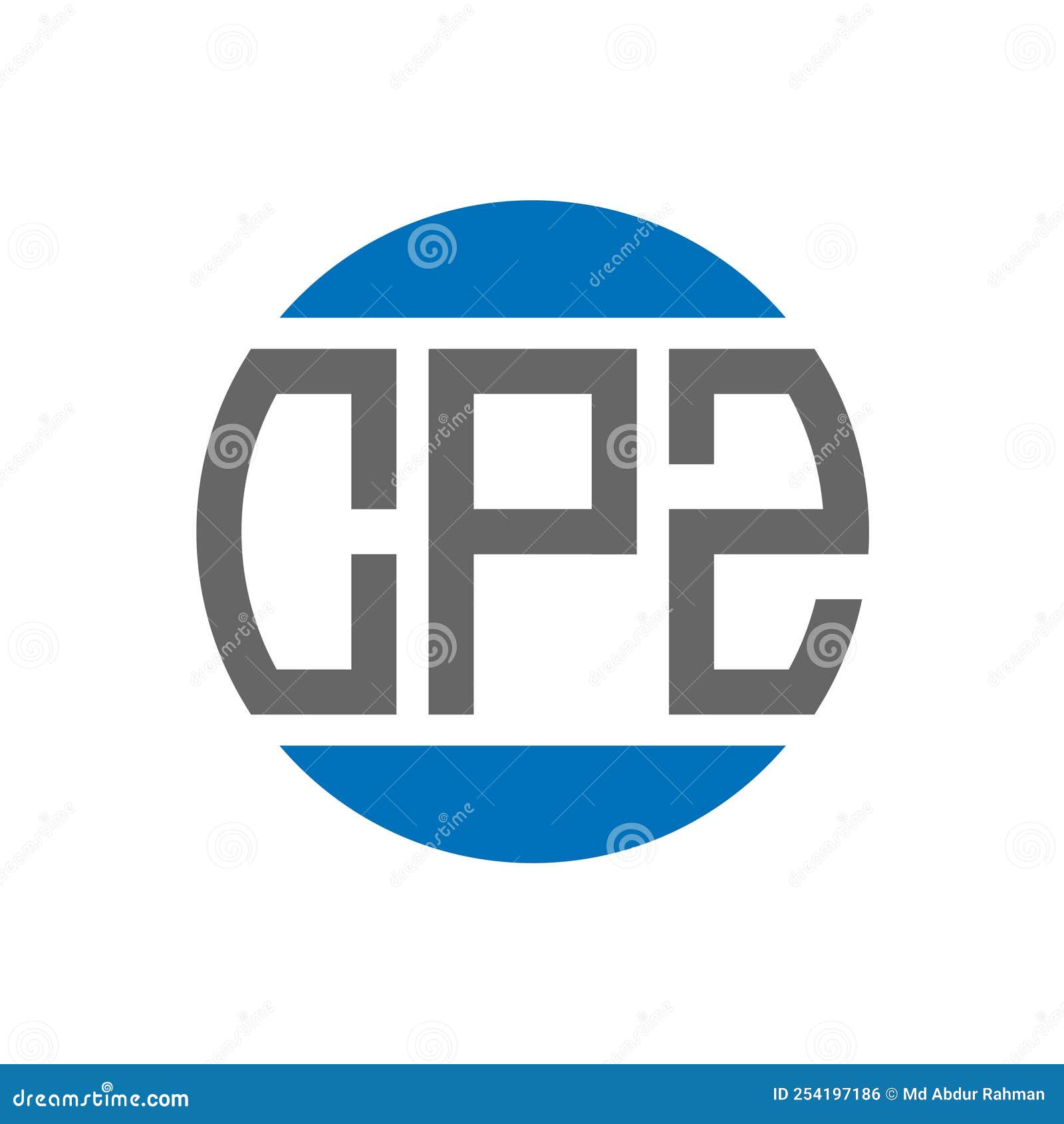 CPZ Letter Logo Design On White Background. CPZ Creative Initials ...