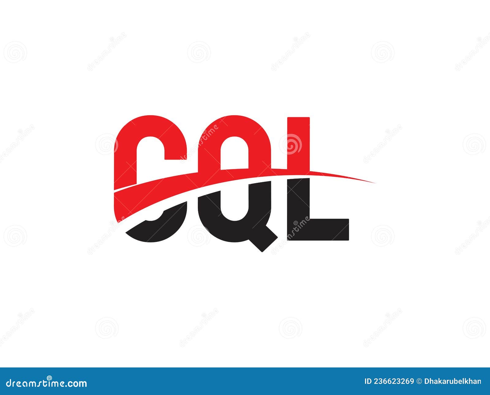 CQL Letter Initial Logo Design Vector Illustration Stock Vector ...