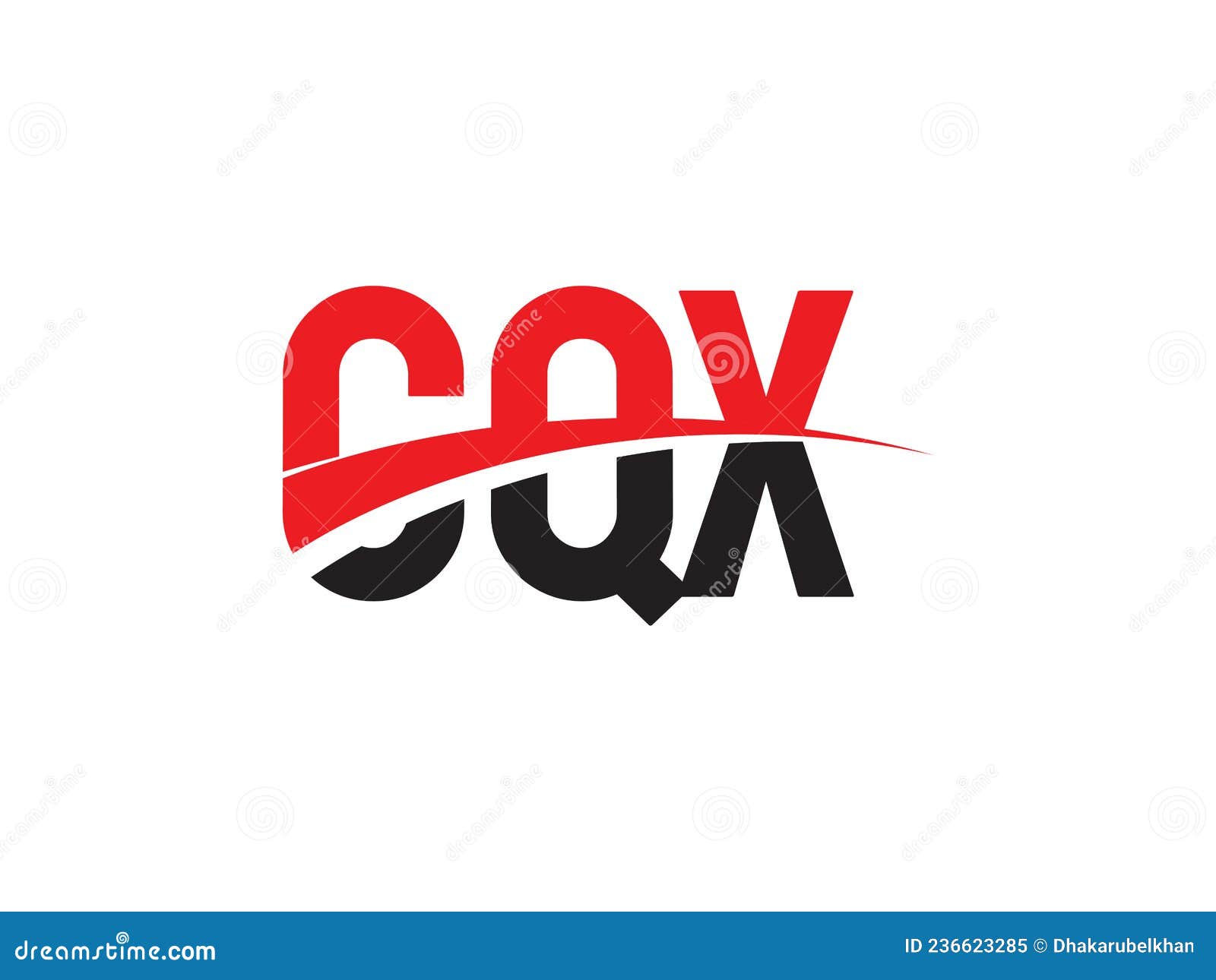 CQX Letter Initial Logo Design Vector Illustration Stock Vector ...