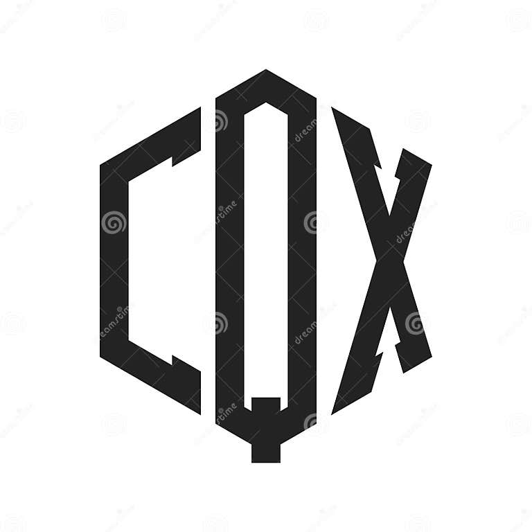 CQX Logo Design. Initial Letter CQX Monogram Logo Using Hexagon Shape ...