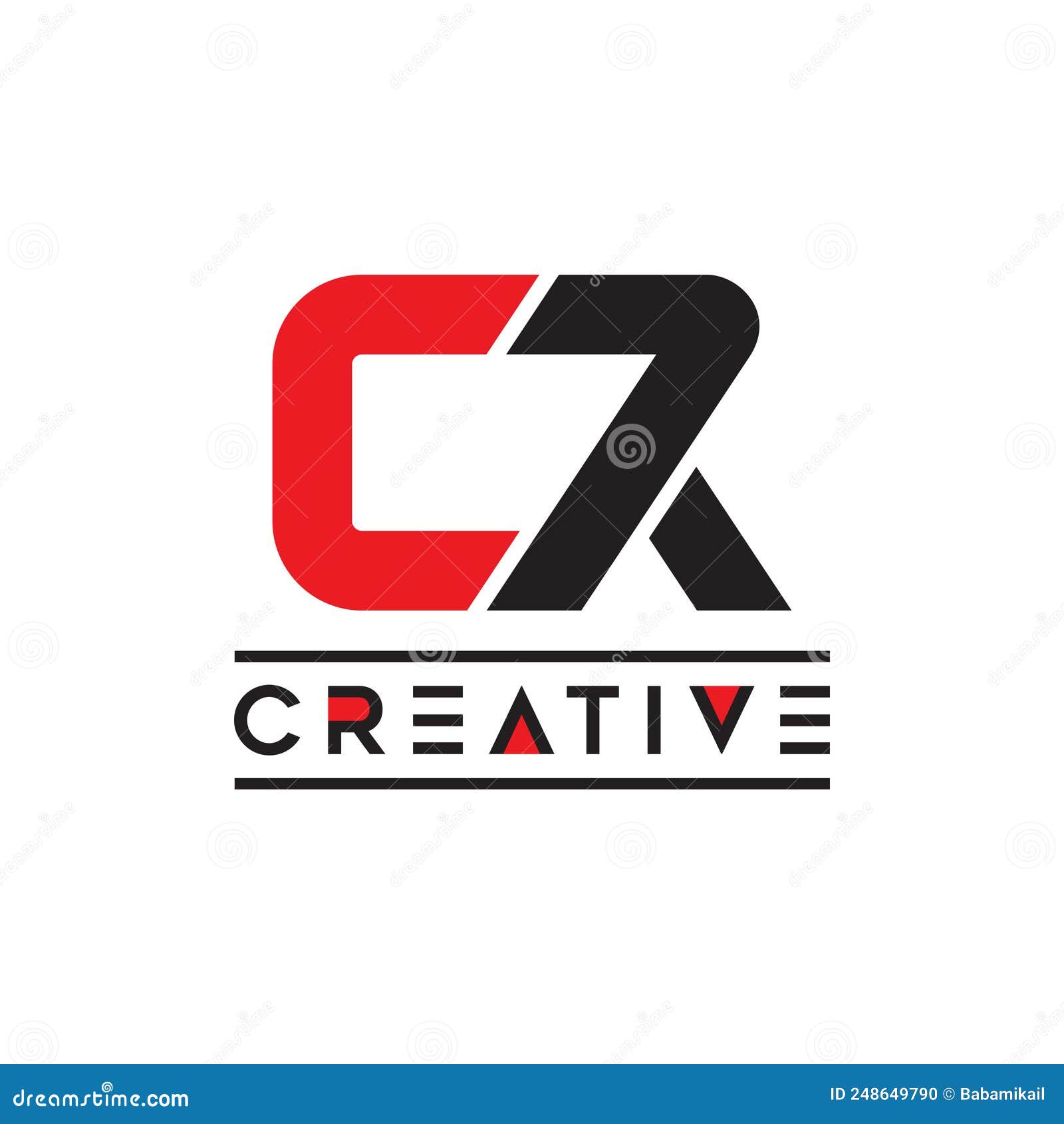 Cr7 Creative Modern Minimalist Abstract Logo Electronic Digital ...