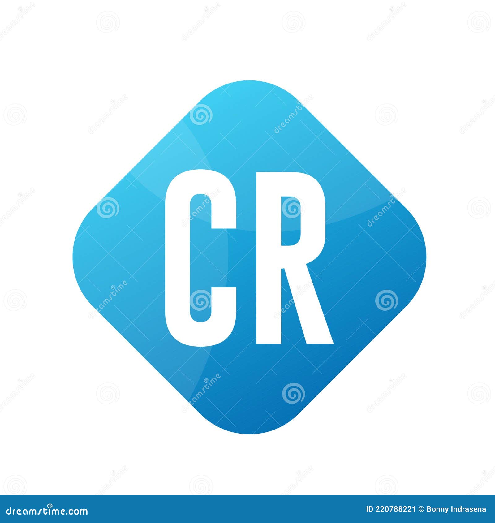 CR Letter Logo Design with Simple Style Stock Illustration ...