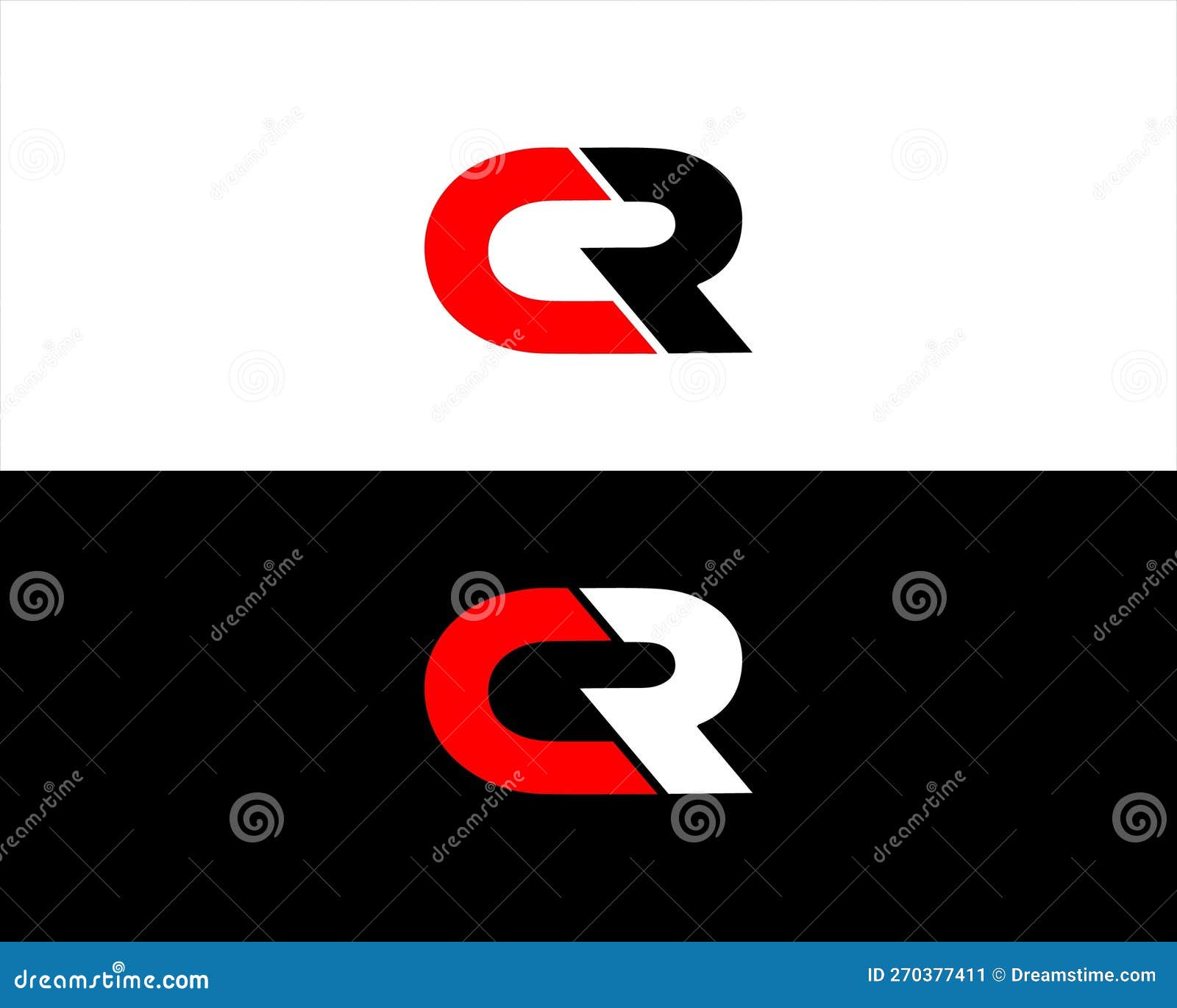 CR Logo Icon Vector stock vector. Illustration of branding - 270377411