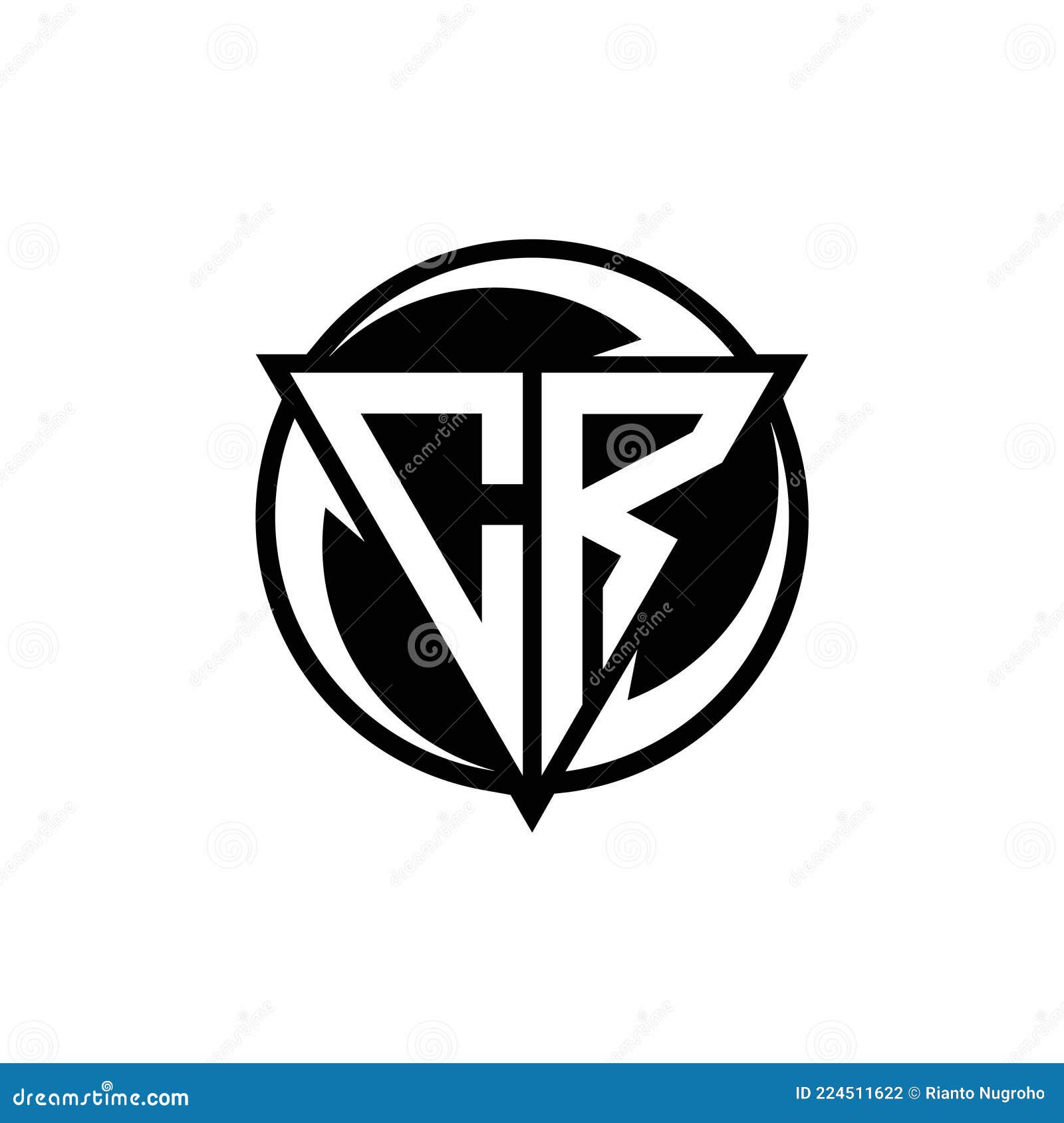 CR Logo Monogram Design Template Stock Vector - Illustration of graphic ...