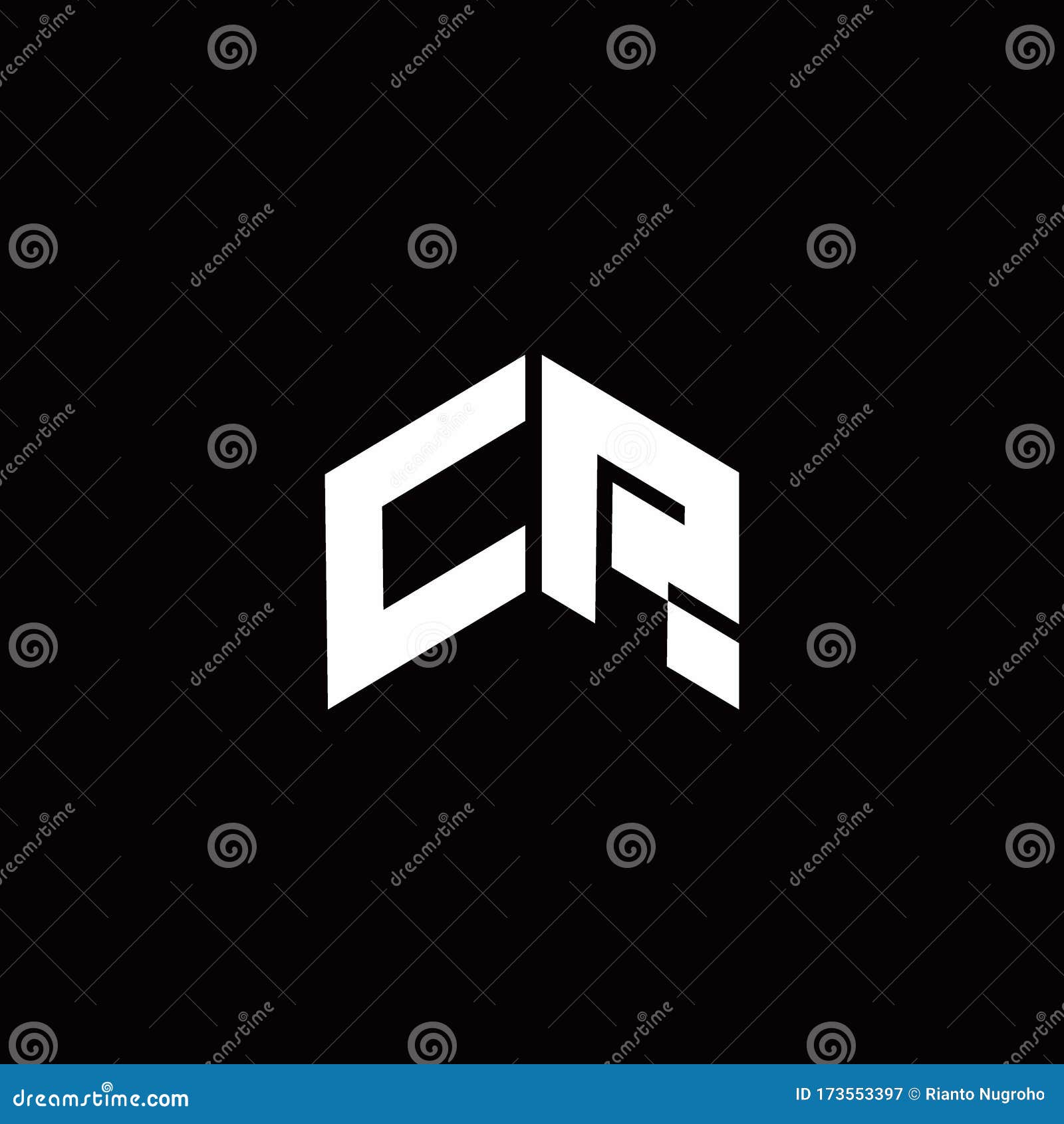 CR Logo Monogram Modern Design Template Stock Vector - Illustration of ...