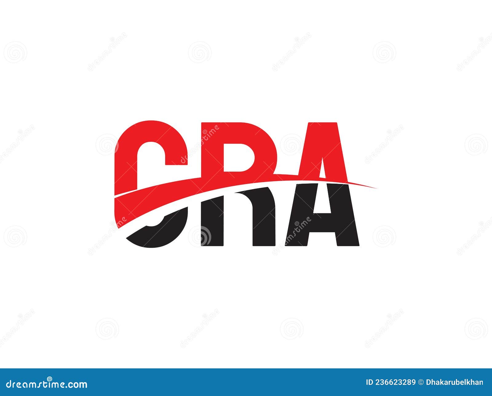 CRA Letter Initial Logo Design Vector Illustration Stock Vector ...