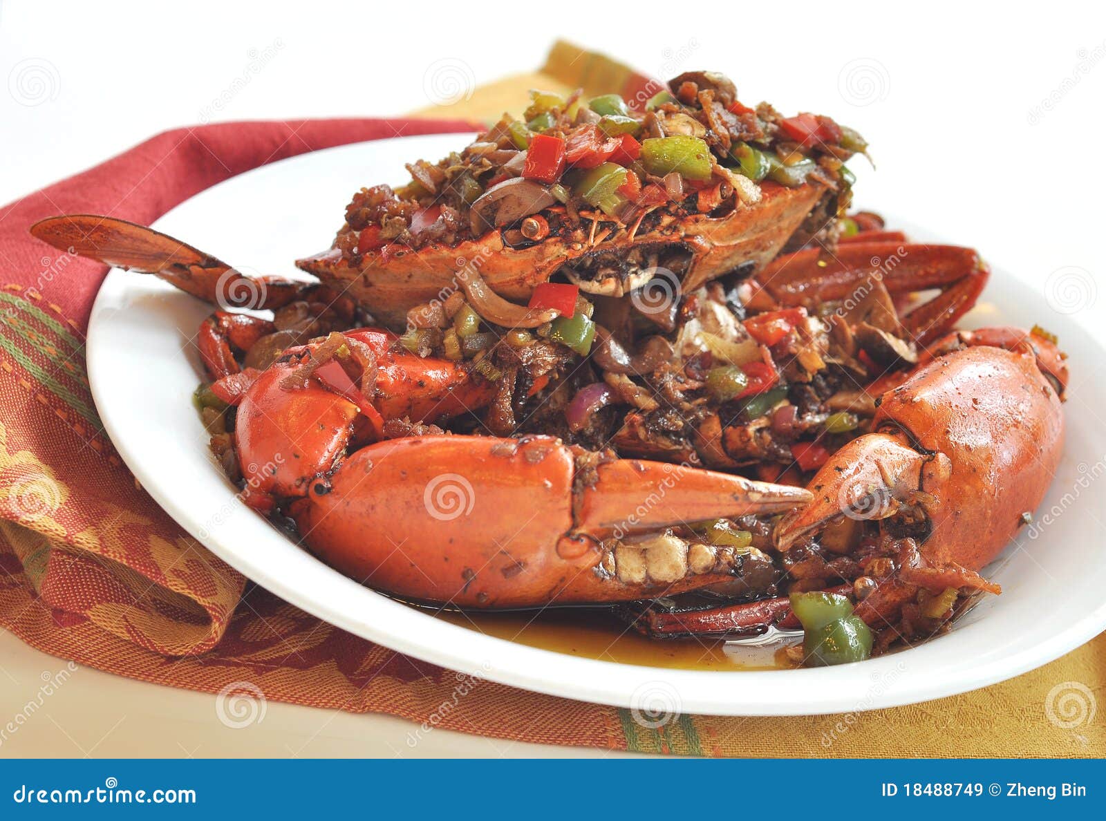 Crab stock image. Image of cuisine, plate, platter, italian - 18488749