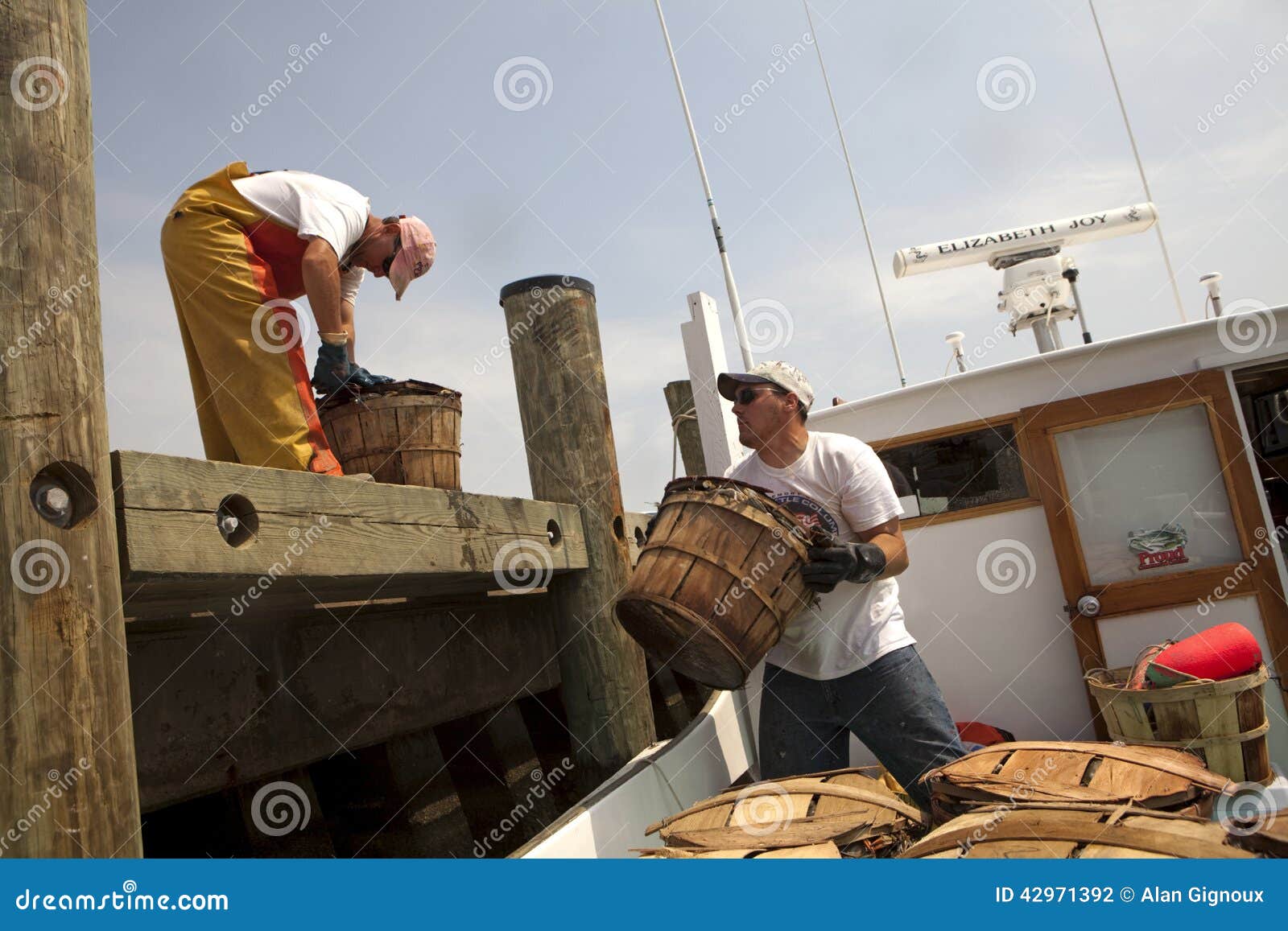 Crab Fisherman Unloading the Crab Pots Editorial Photography - Image of ...