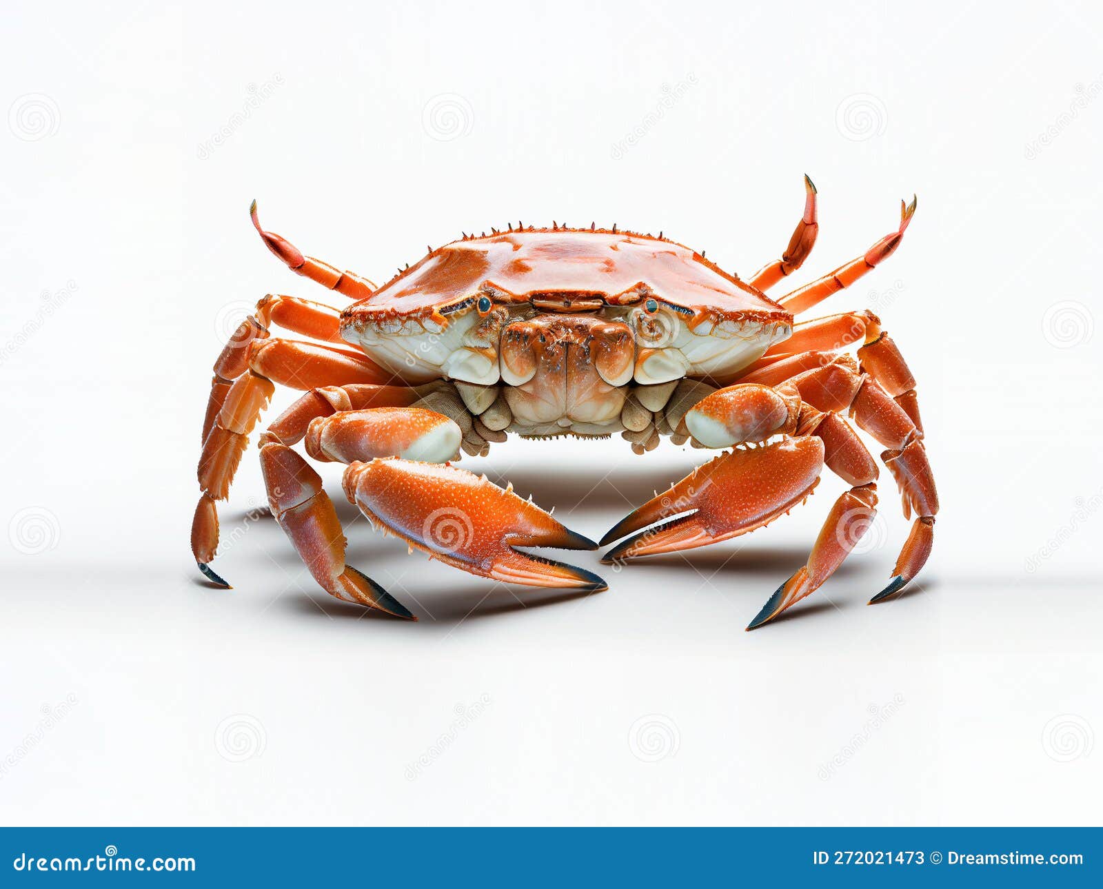 Crab Isolated on White Background. Generative AI Stock Illustration ...
