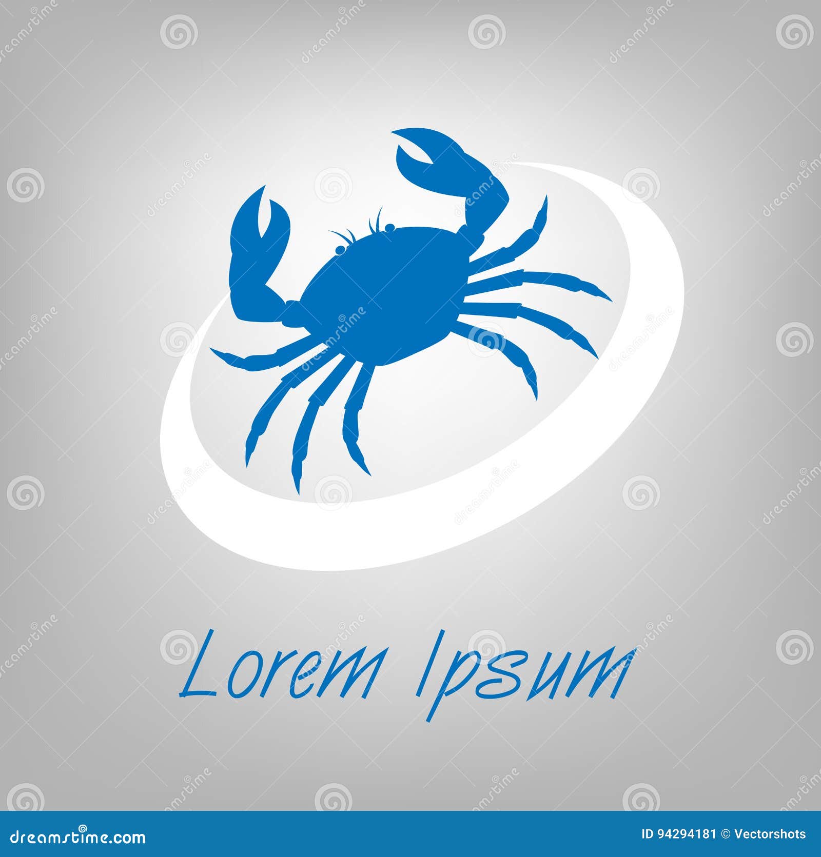 Crab Logo Brand Design For Seafood Brand Logo Vector Royalty-Free Stock ...