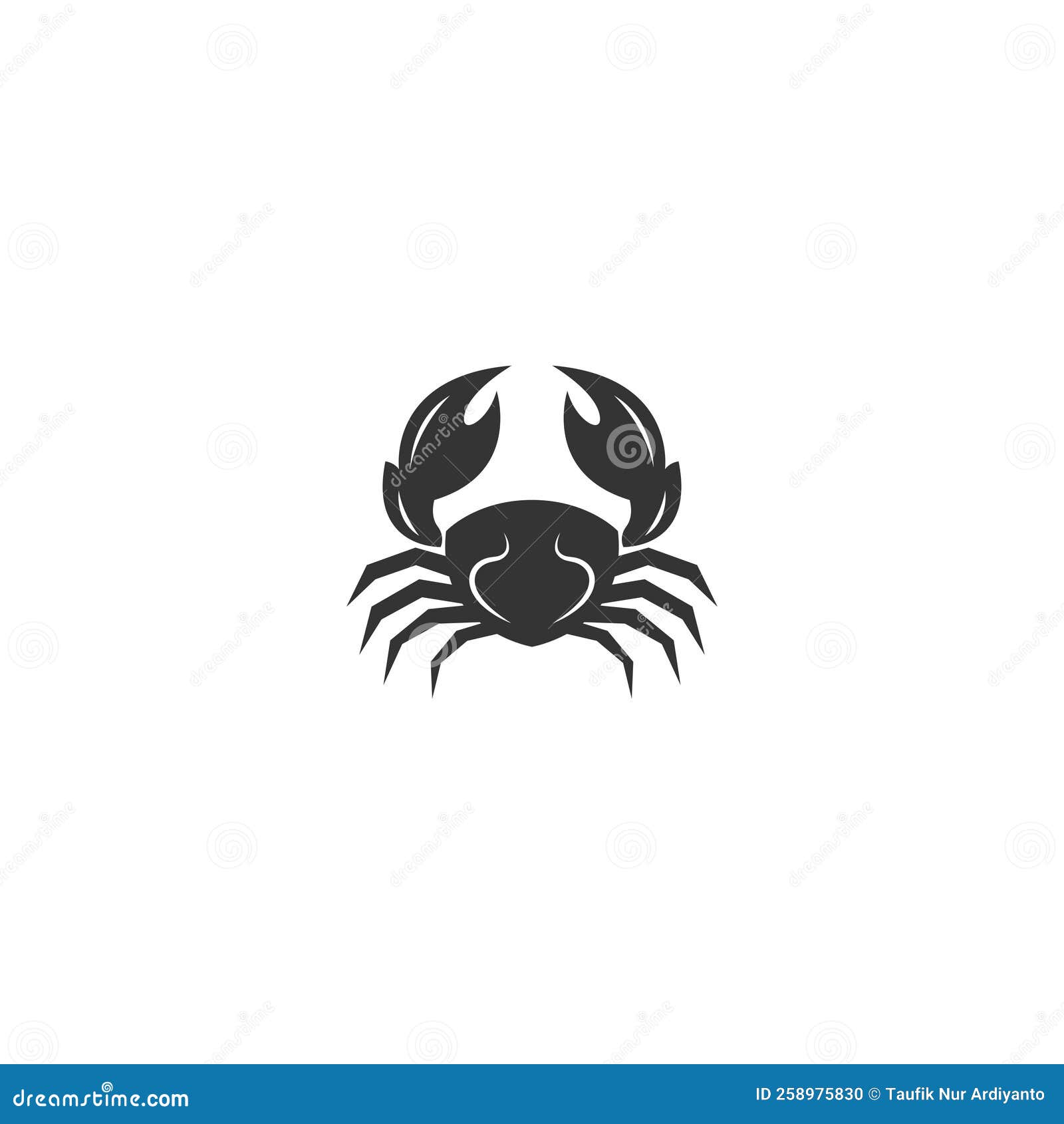 Crab Logo Icon Design Illustration Stock Illustration - Illustration of ...