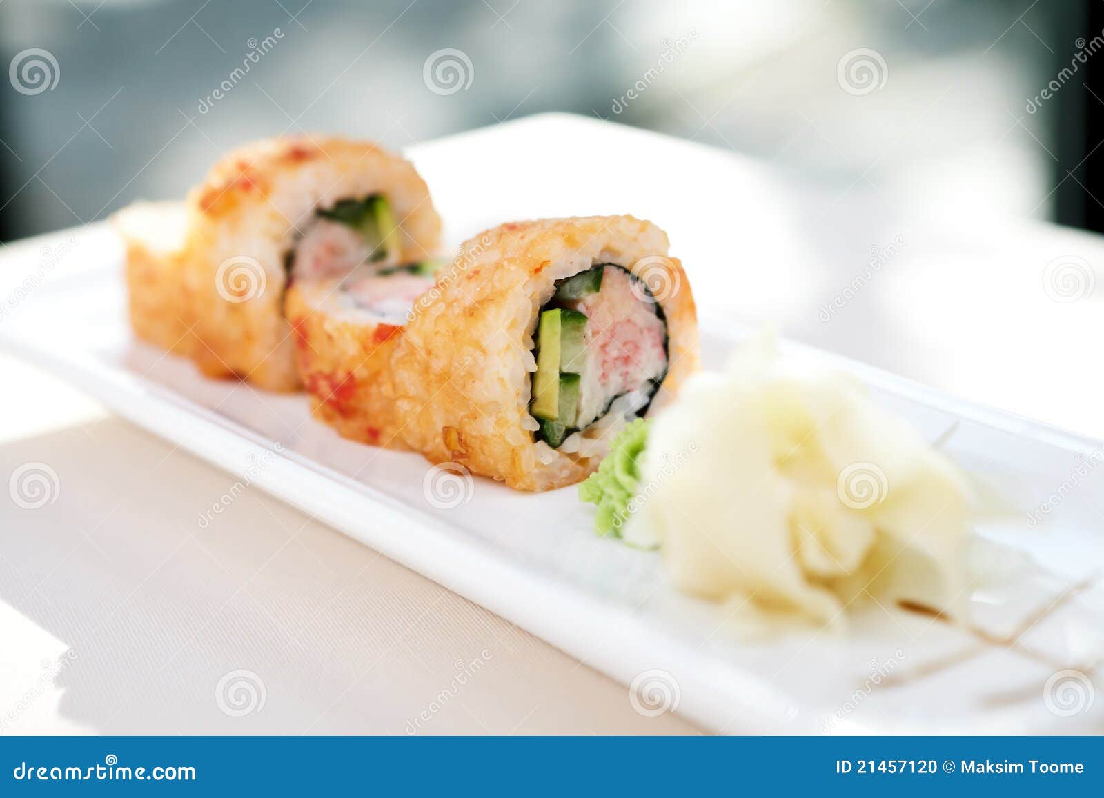 Crab maki stock photo. Image of japanese, delicious, oriental - 21457120