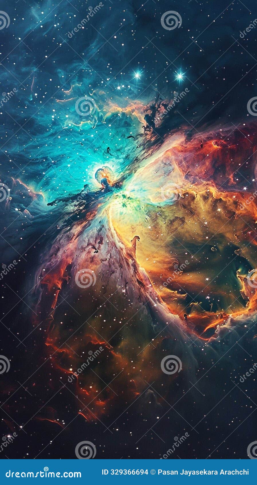 The Crab Nebula Displaying Remnants of a Supernova Explosion Stock ...