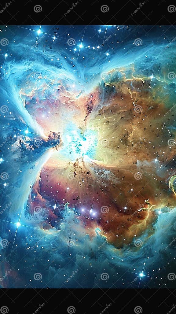 The Crab Nebula Displaying Remnants of a Supernova Explosion Stock ...