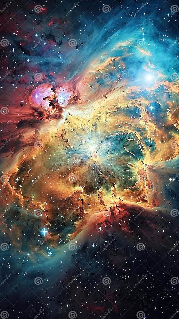 The Crab Nebula Displaying Remnants of a Supernova Explosion Stock ...