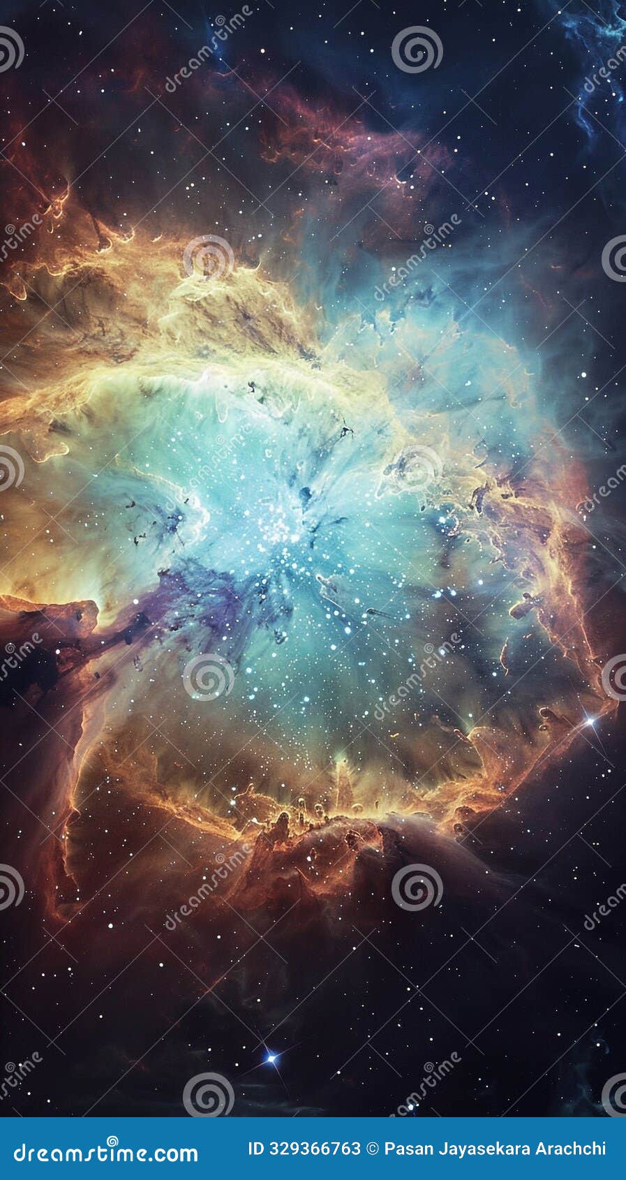 The Crab Nebula Displaying Remnants of a Supernova Explosion Stock ...