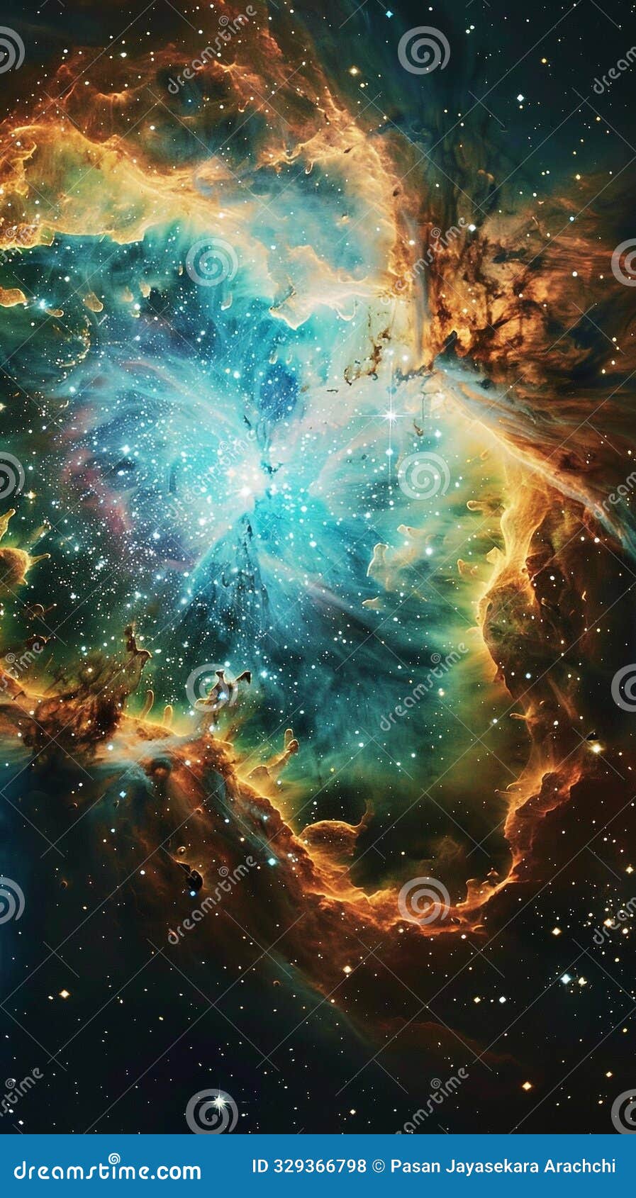 The Crab Nebula Displaying Remnants of a Supernova Explosion Stock ...