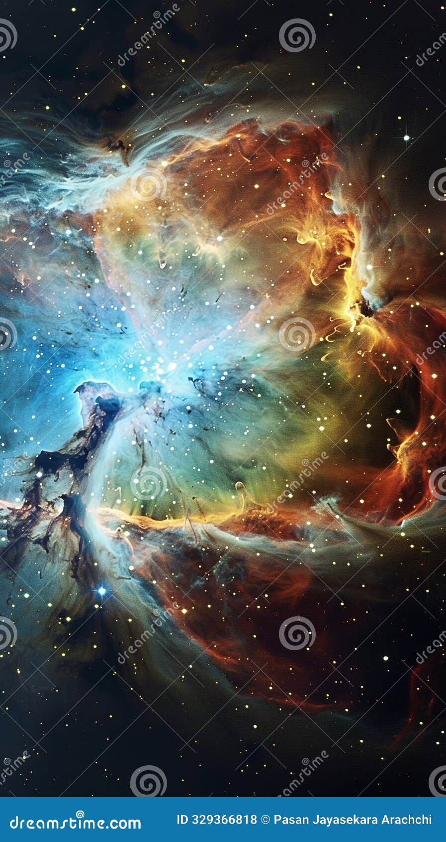 The Crab Nebula Displaying Remnants of a Supernova Explosion Stock ...