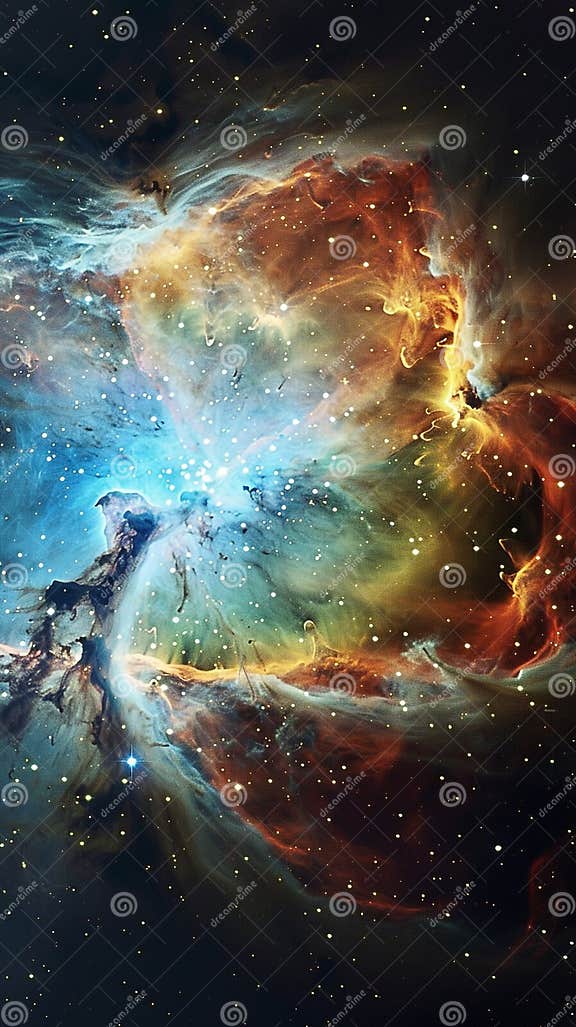 The Crab Nebula Displaying Remnants of a Supernova Explosion Stock ...