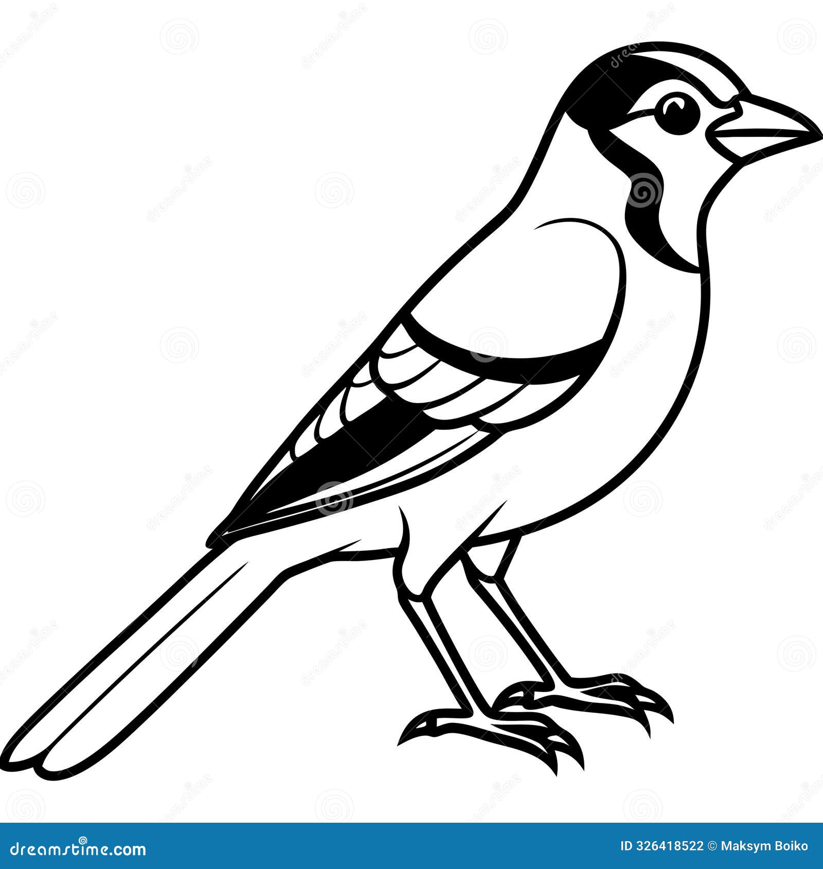 Crab Plover Bird Reading Icon Vector Stock Vector - Illustration of ...