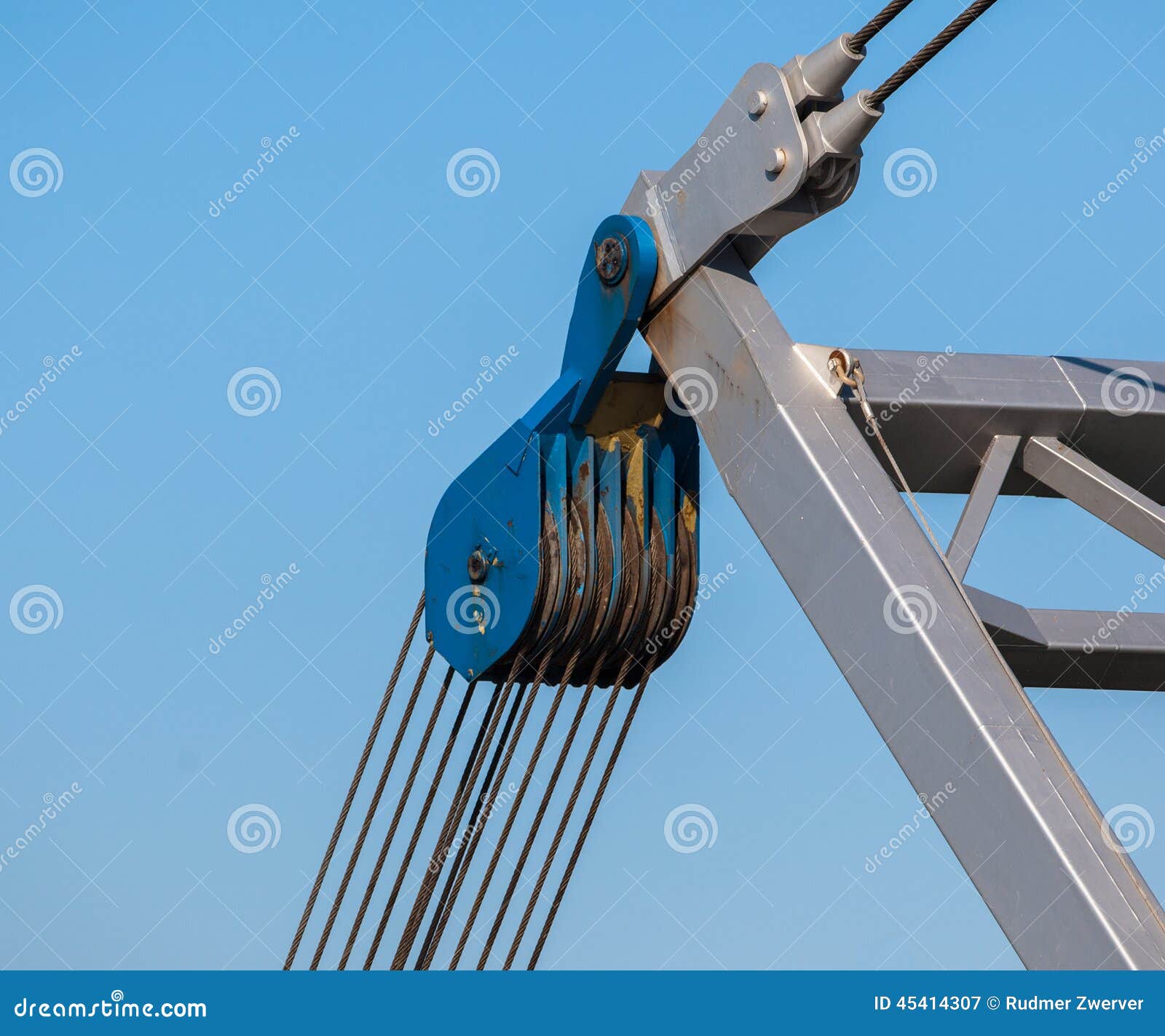 Crab Pulley Block stock image. Image of block, haul, heavy - 45414307