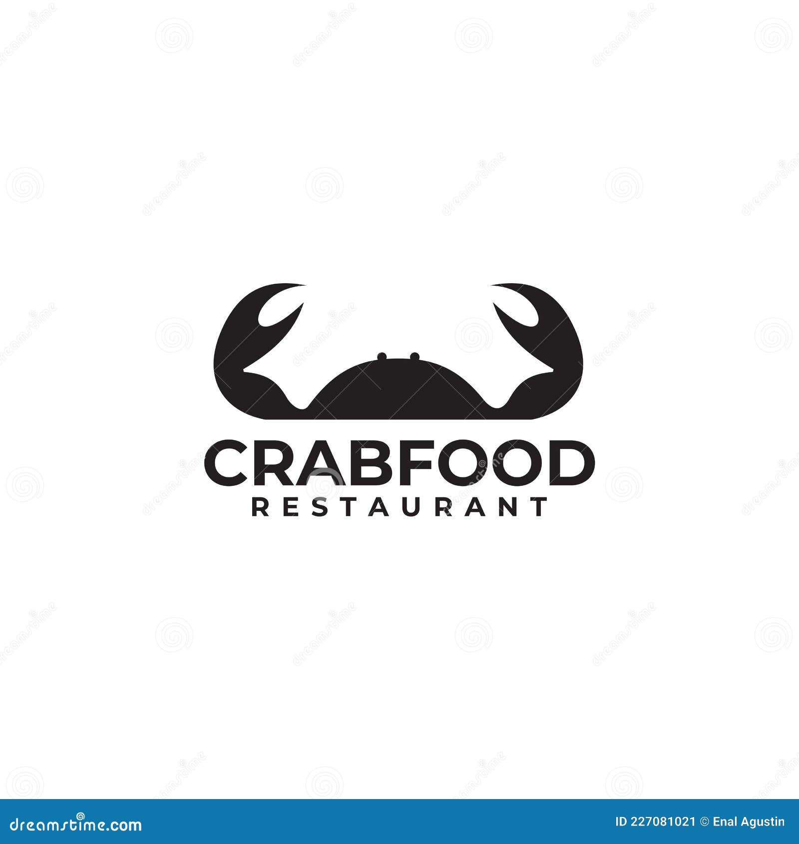 Red Crab Restaurant Logo. Seafood Restaurant Emblem. Identity. Business ...