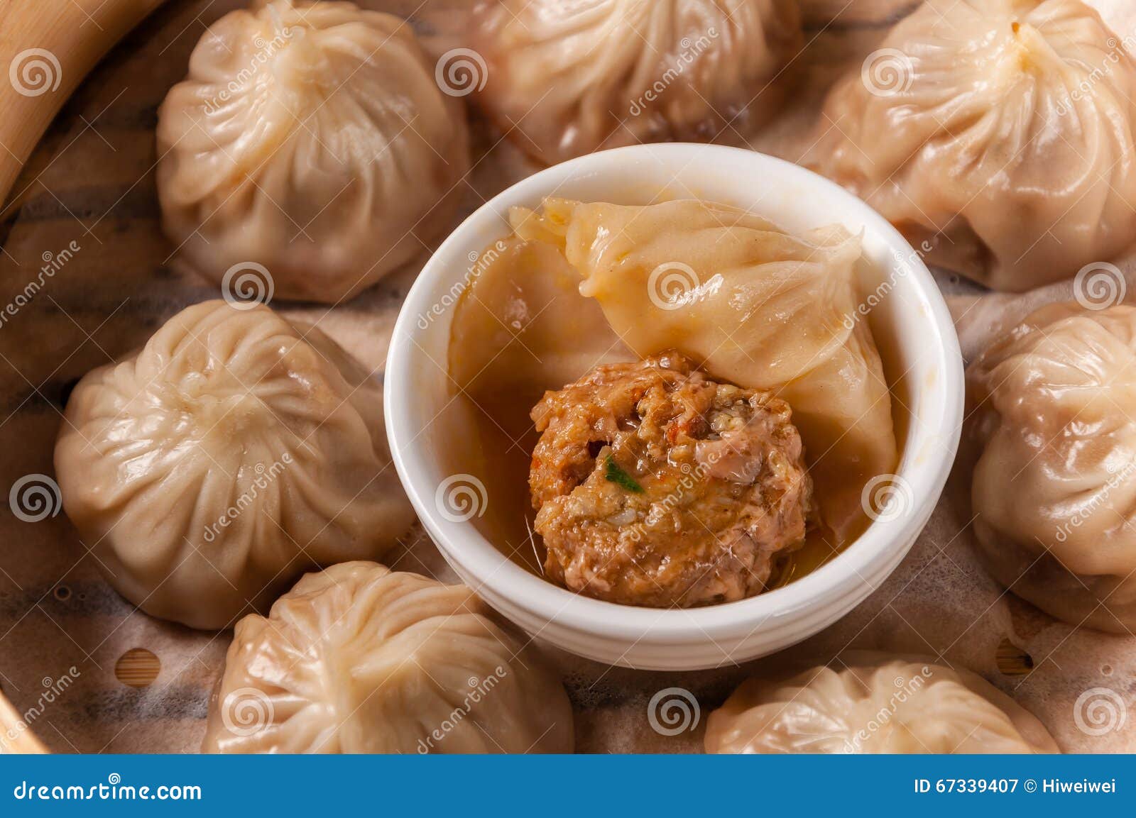 Crab Roe and beef buns stock image. Image of china, breakfast - 67339407