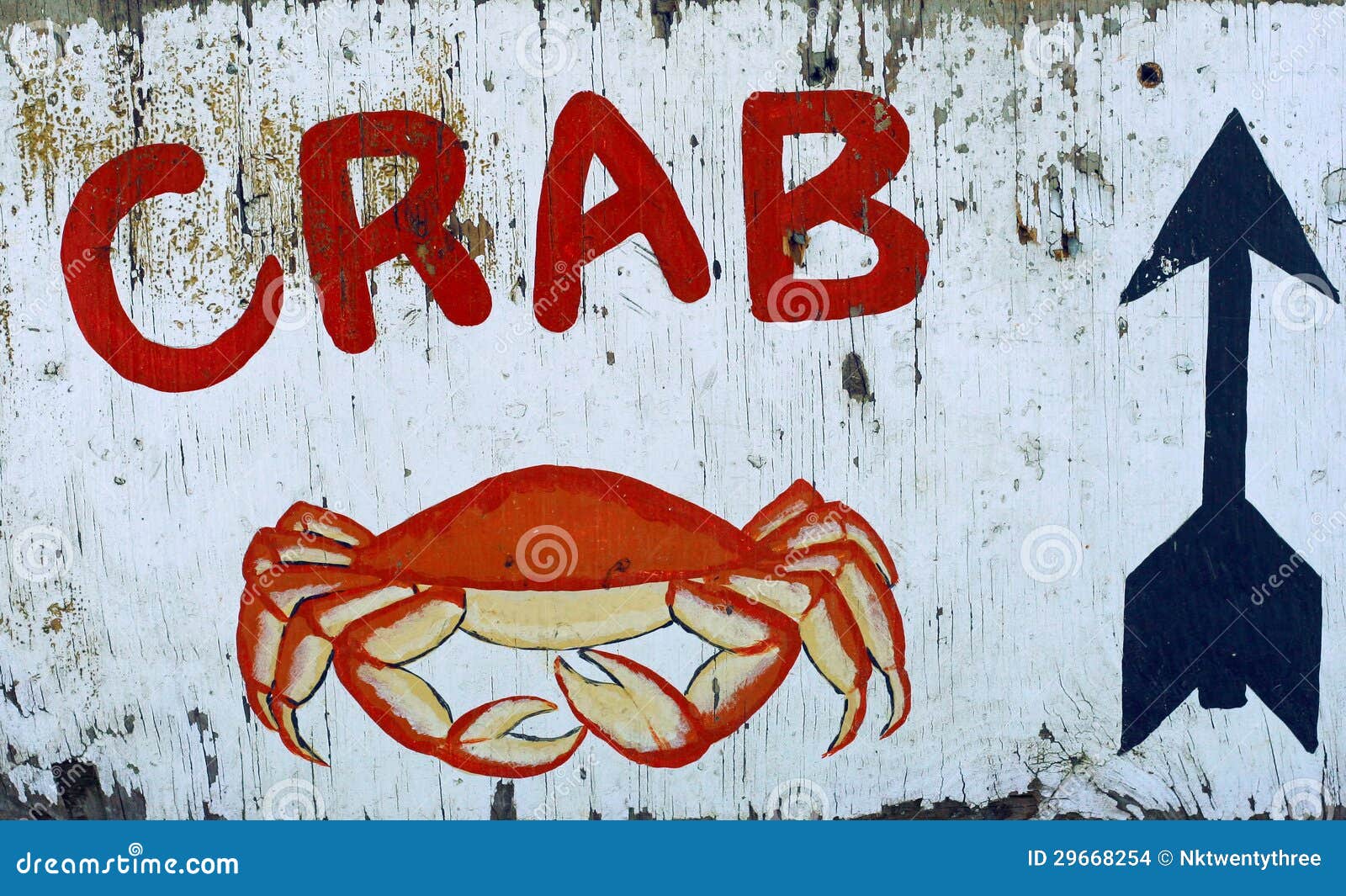 Crab sign stock photo. Image of crab, seafood, sign, white - 29668254