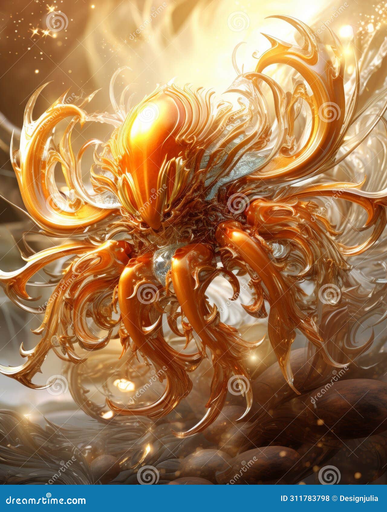 Crab Sign, Symbolic Image for Mythological Narratives and Folklore ...