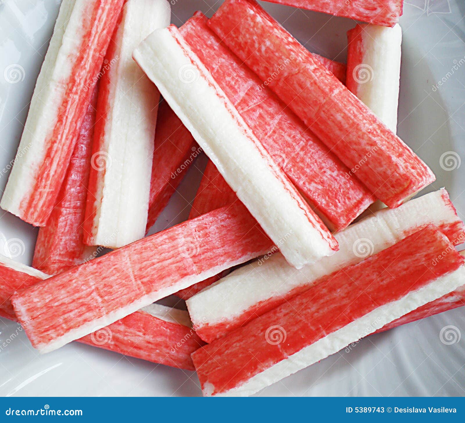 Crab sticks stock image. Image of roll, plate, culinary - 5389743