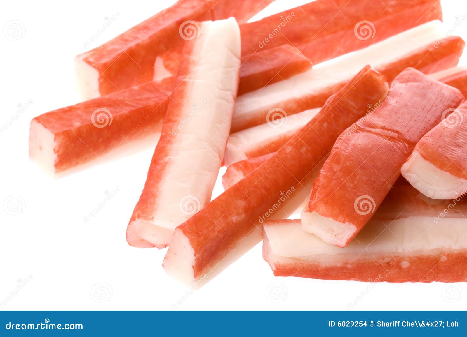 Crab Sticks Isolated stock photo. Image of food, closeup - 6029254