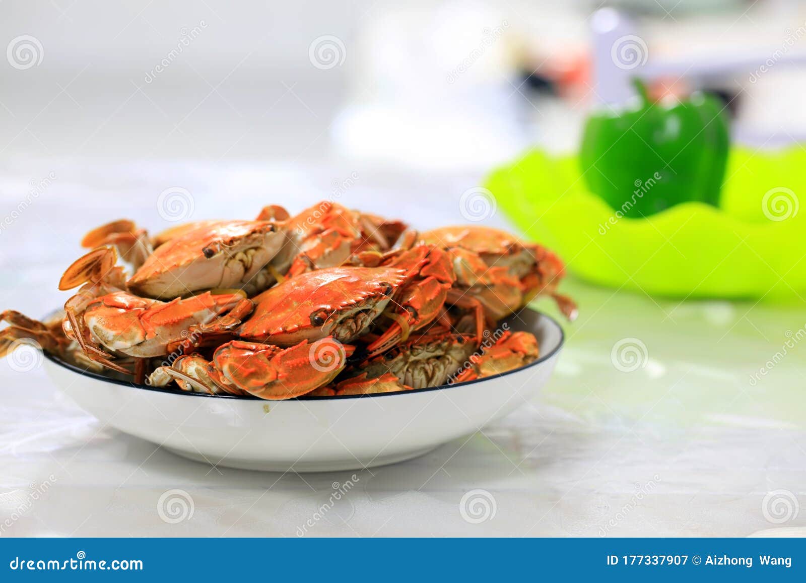 Crab is on the table stock image. Image of snack, harvest - 177337907