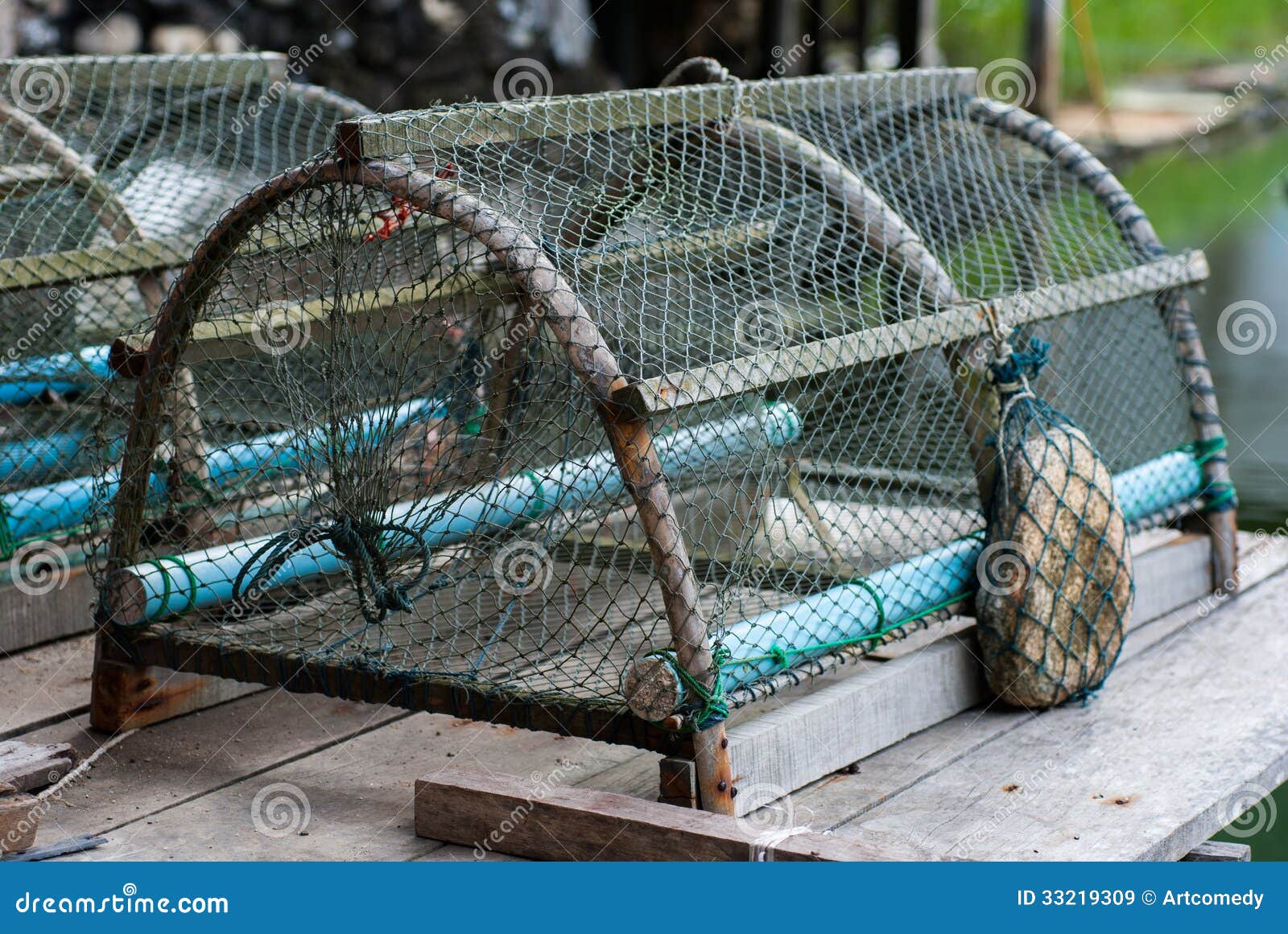 Crab trap stock image. Image of fish, rope, wales, marine - 33219309