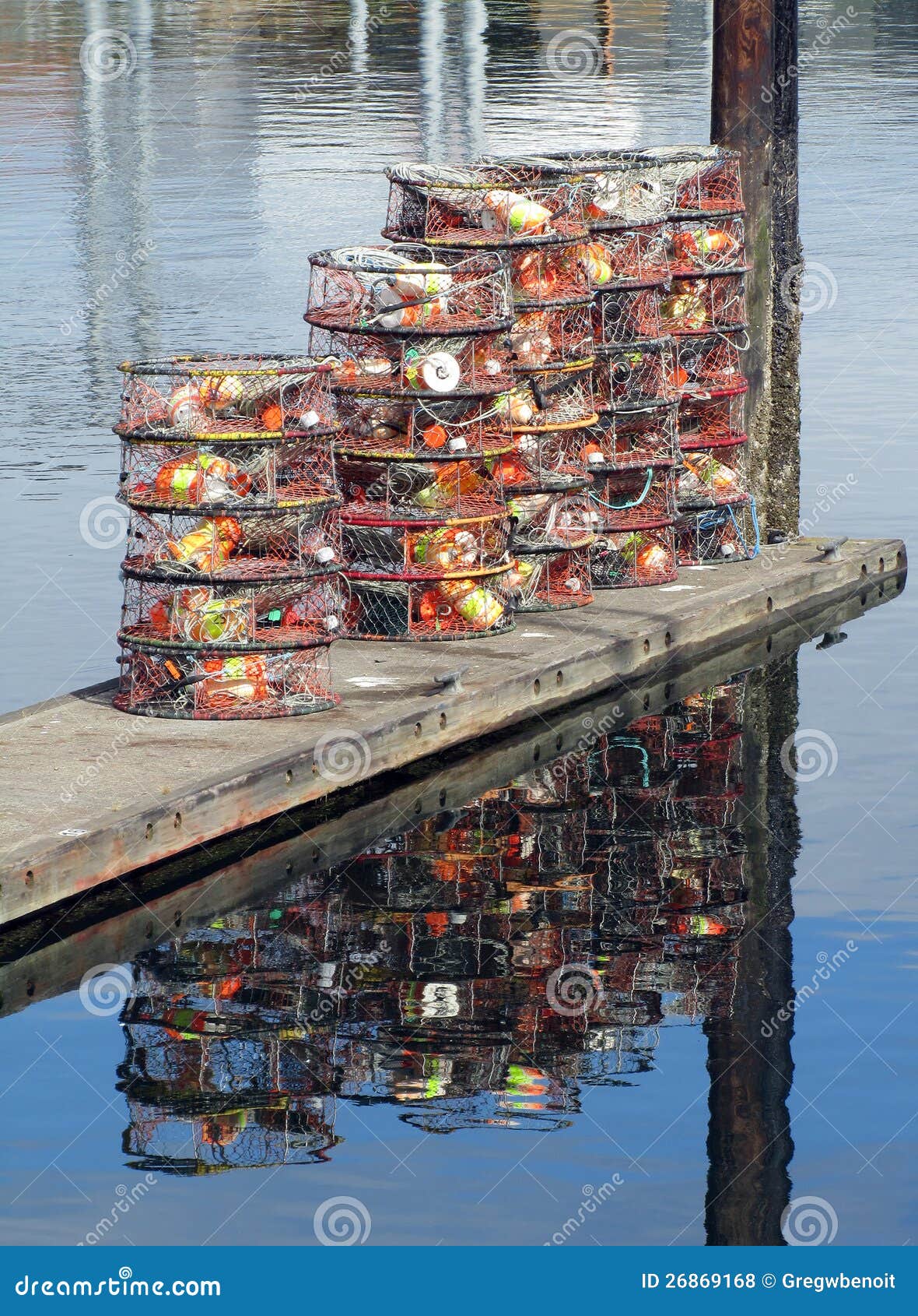 Crab Traps stock photo. Image of circular, dock, trap - 26869168