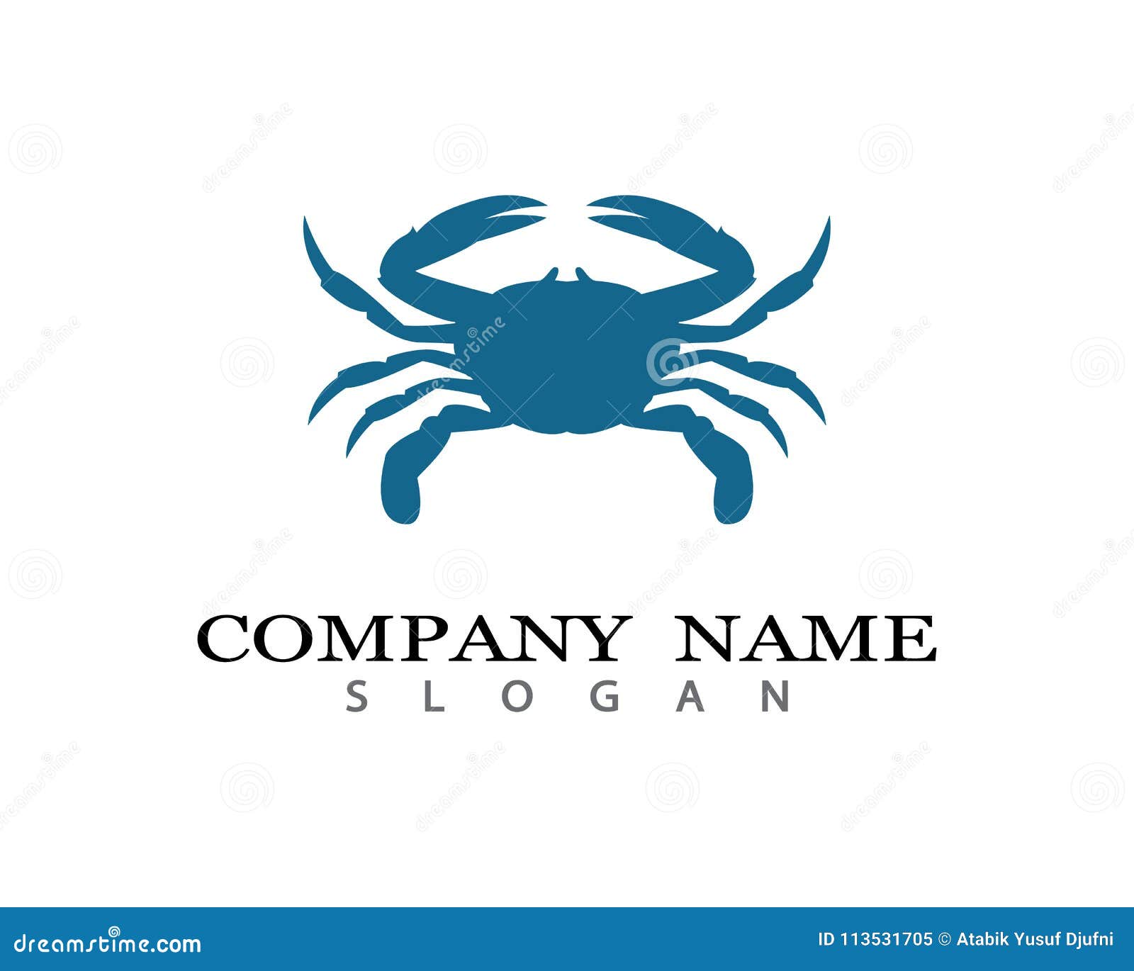 Crab vector icon stock vector. Illustration of beach - 113531705