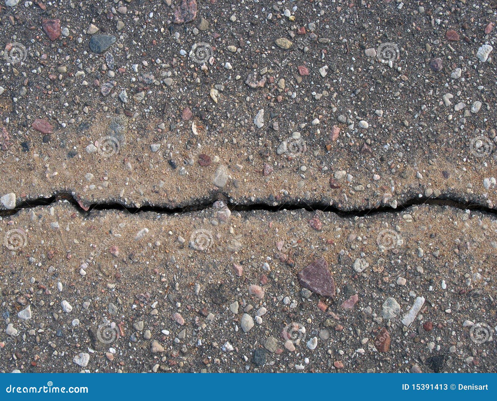 Crack in asphalt road stock image. Image of highway, cleft - 15391413