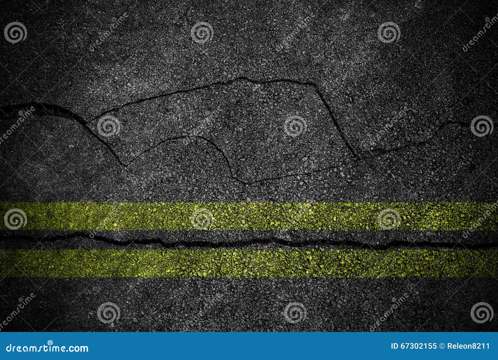 Crack Asphalt Road Texture. Stock Image - Image of perspective, coarse ...