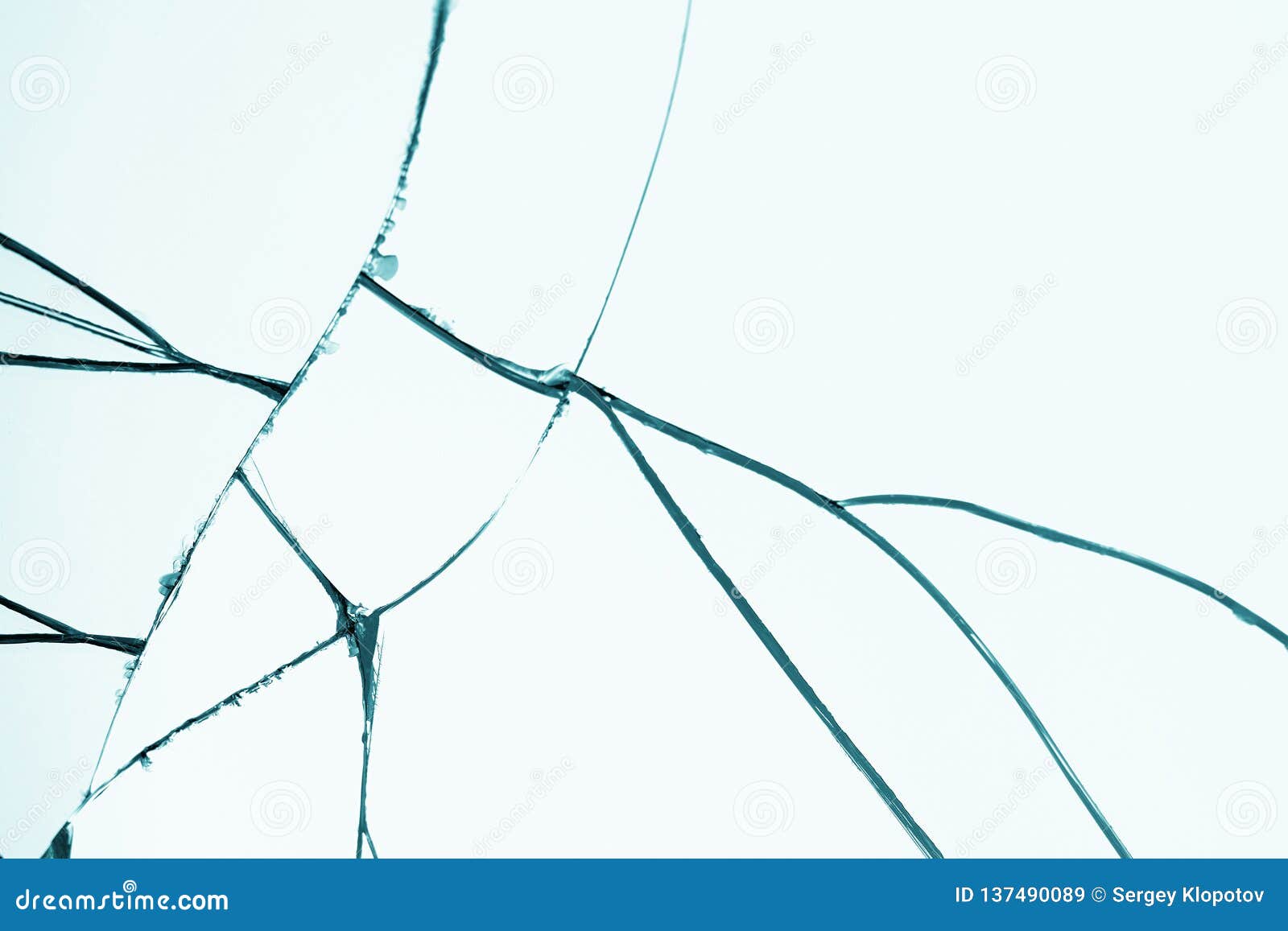 Crack and Broken Mirror in a Front View Image Stock Image - Image of ...
