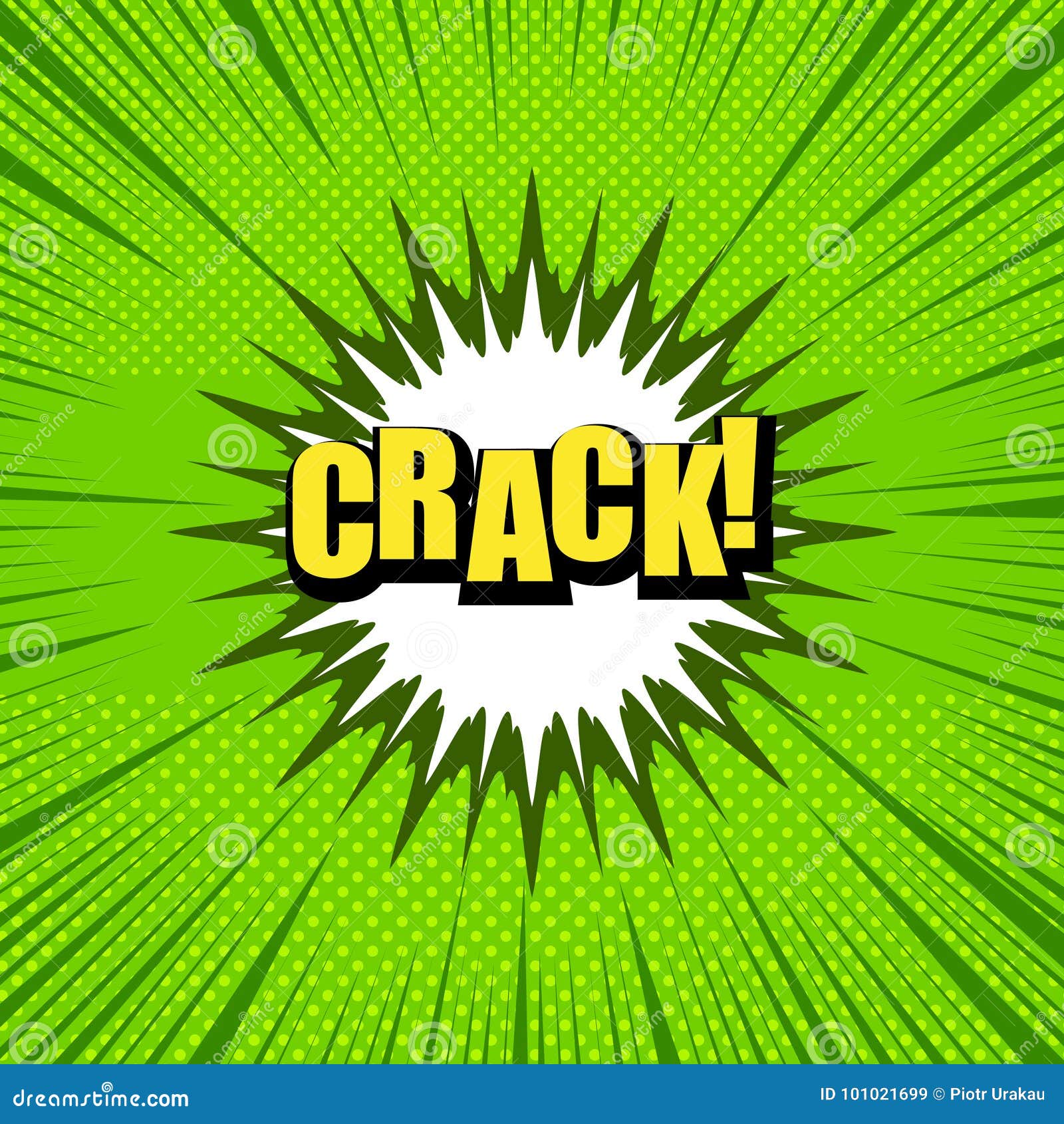 Crack Comic Wording Template Stock Vector - Illustration of graphic ...
