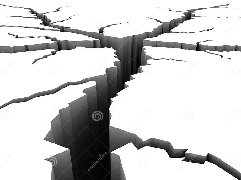 Crack ground stock illustration. Illustration of chap - 14669988