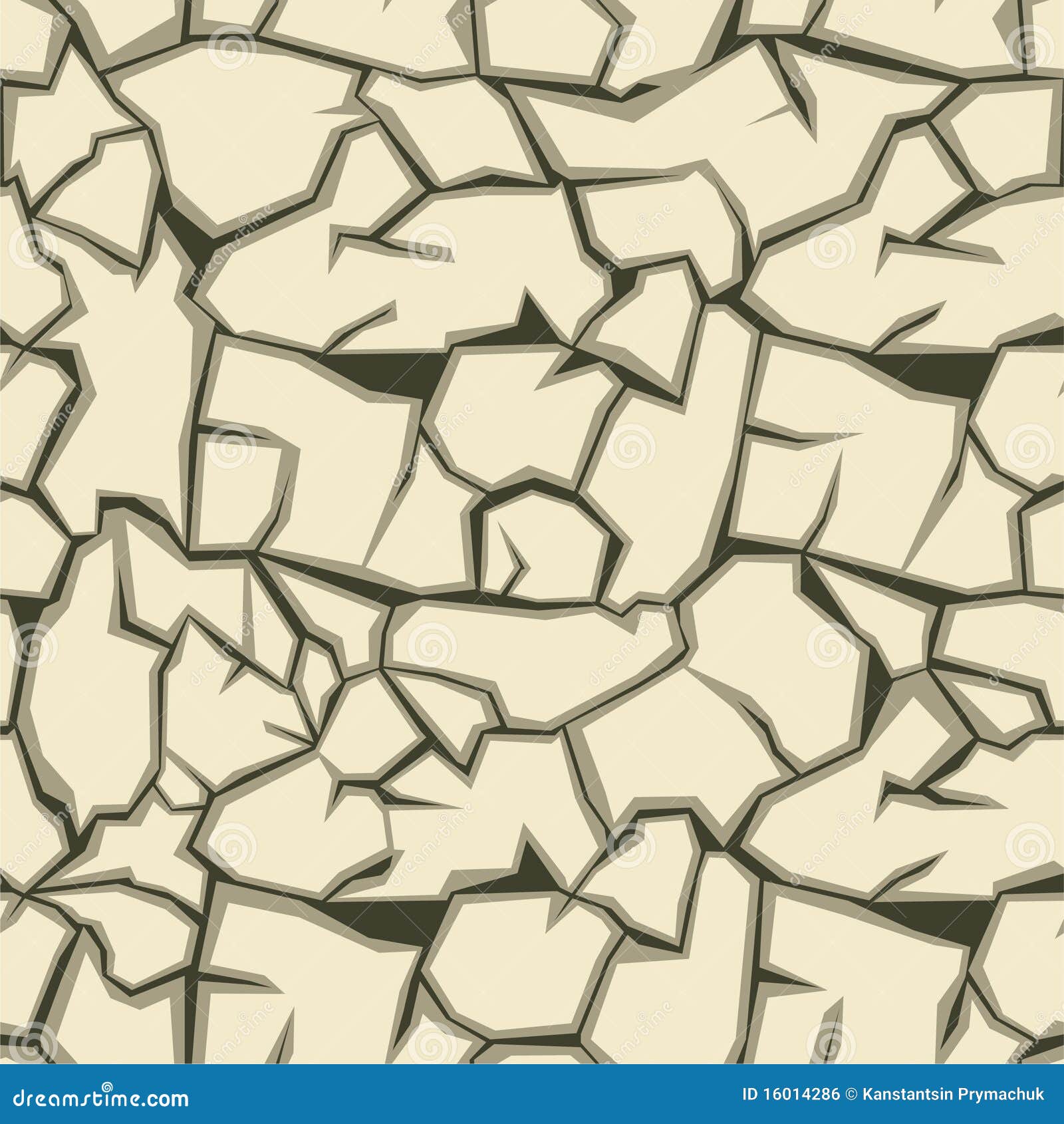 Crack Ground Seamless Pattern Stock Vector - Illustration of beautiful ...