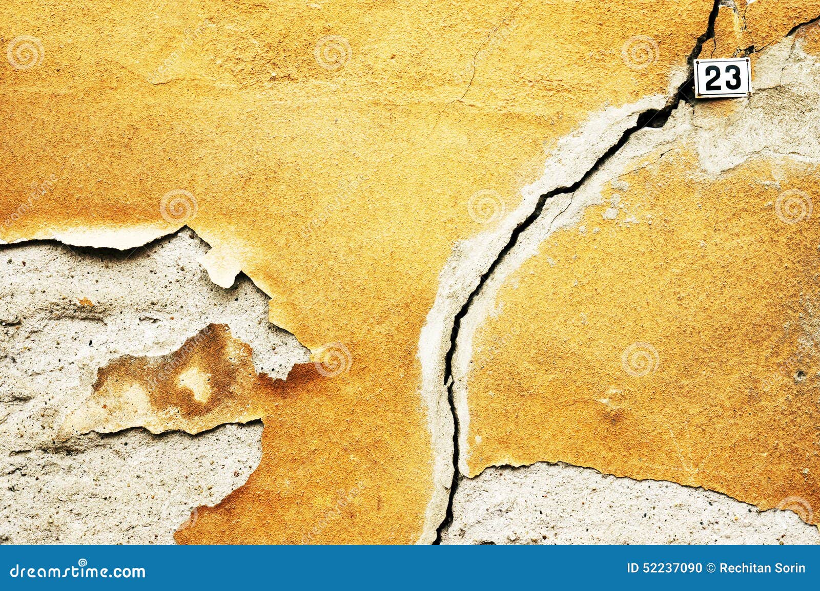 Crack in the house stock photo. Image of destroy, danger - 52237090