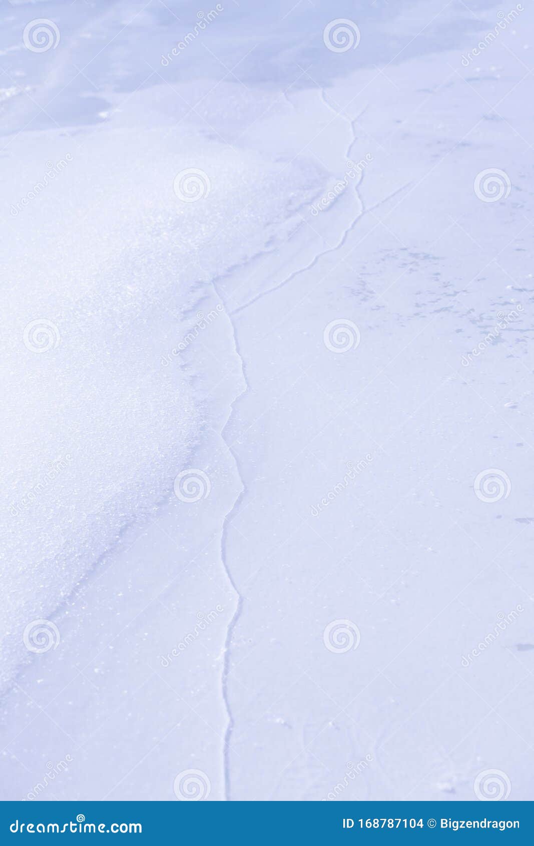 Crack in the Ice Background Image Stock Photo - Image of crystal ...