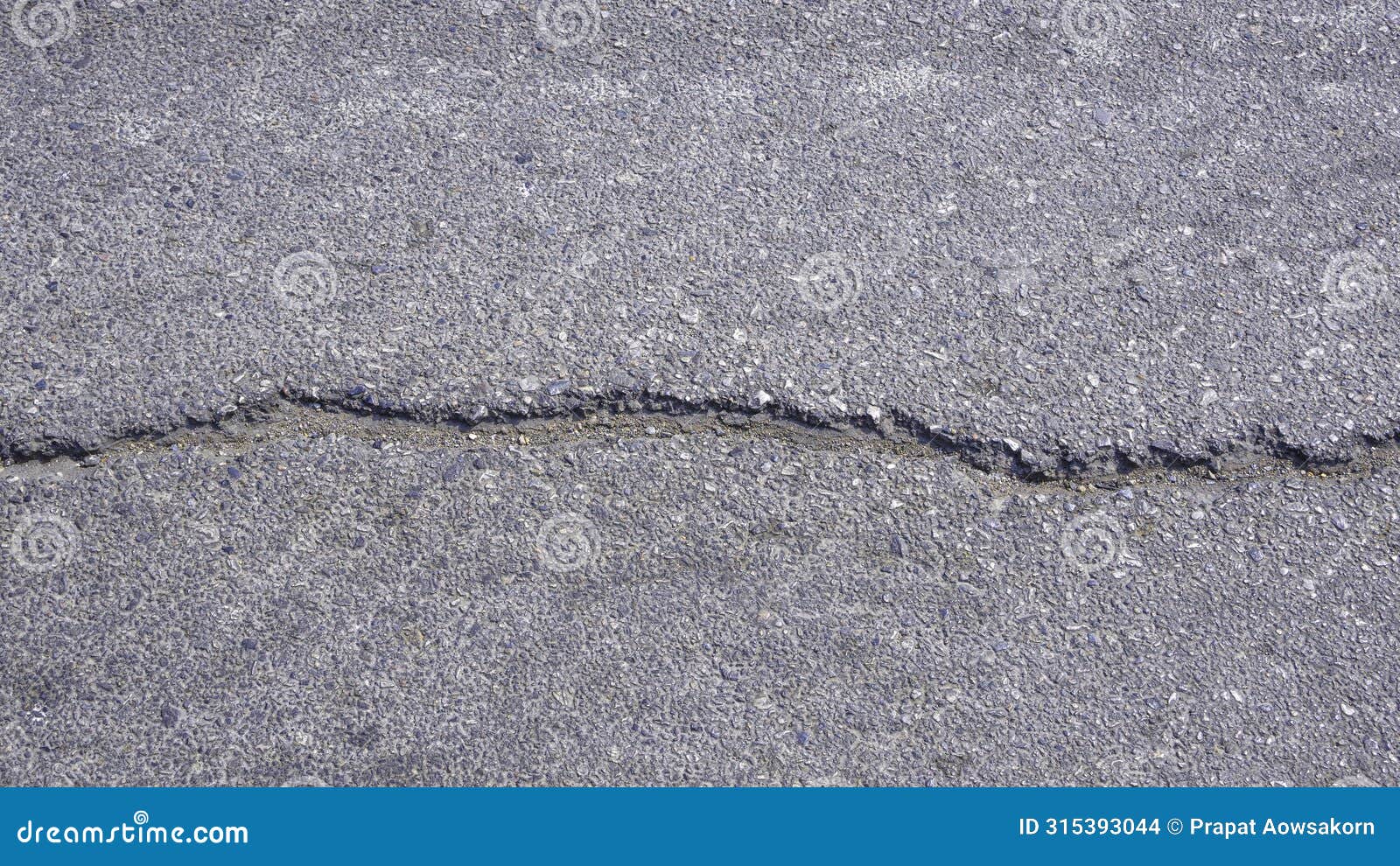 Crack Line Texture on Surface of the Old Asphalt Road Background, Top ...