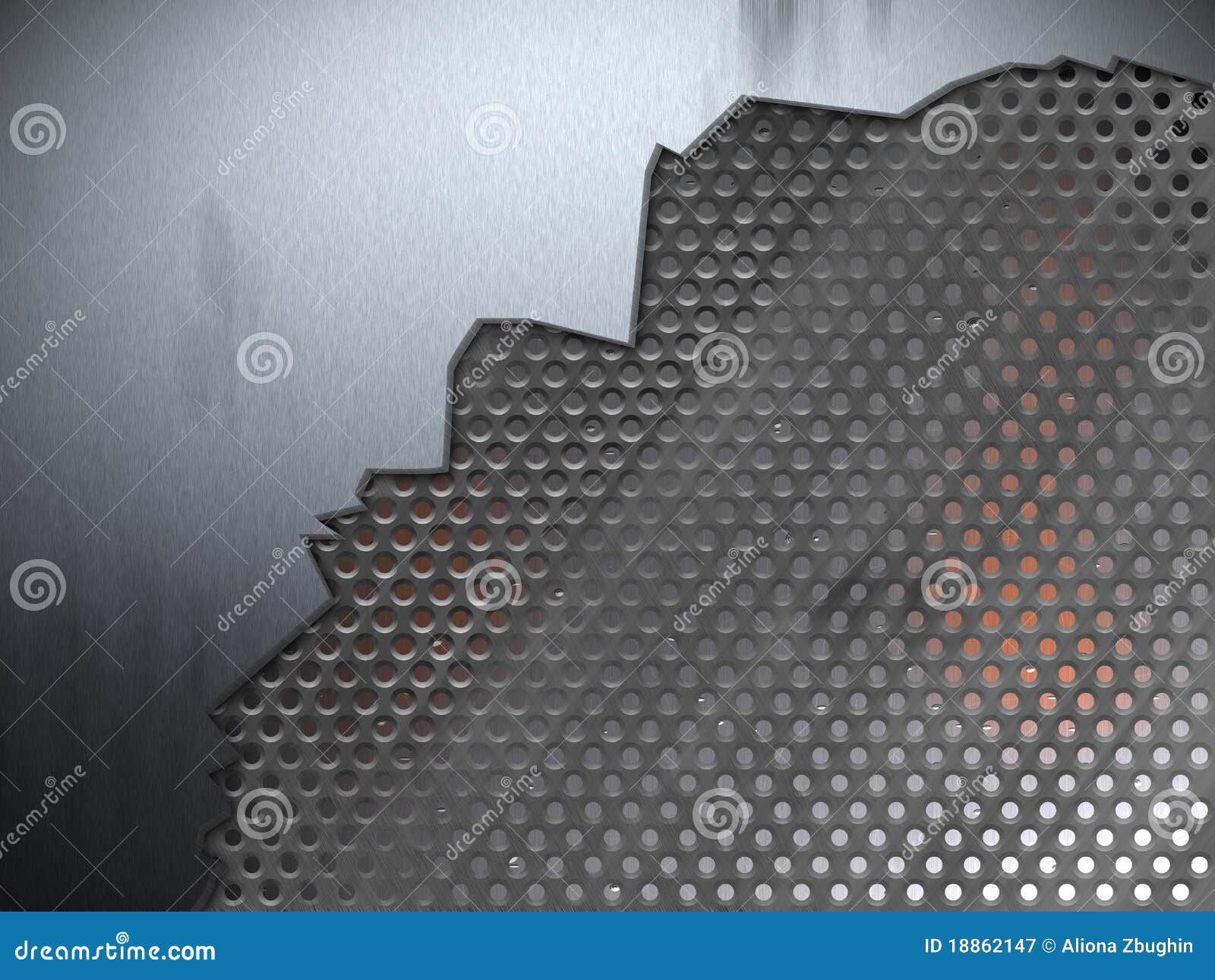 Crack Metal Background Vector Illustration | CartoonDealer.com #47562898