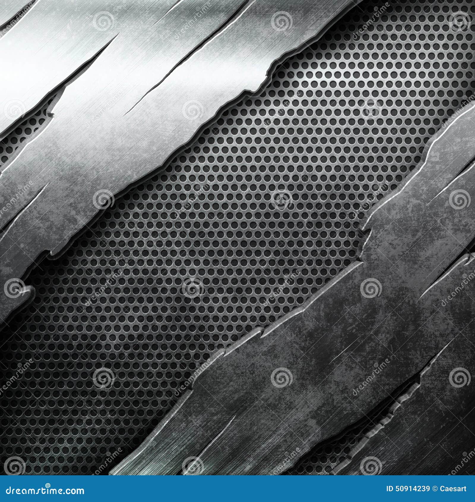 Crack Metal Background Vector Illustration | CartoonDealer.com #47562898