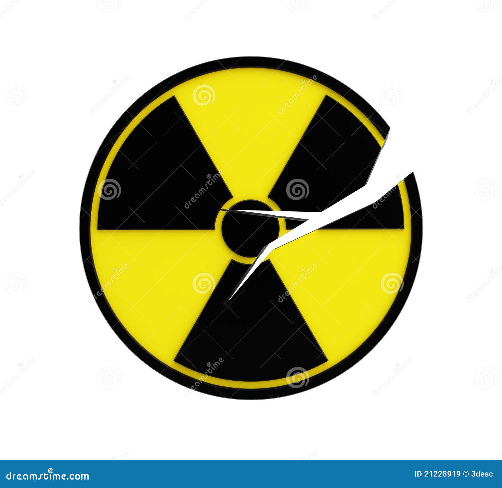 Radioactivity Sing On A White Background Royalty-Free Stock Photo ...